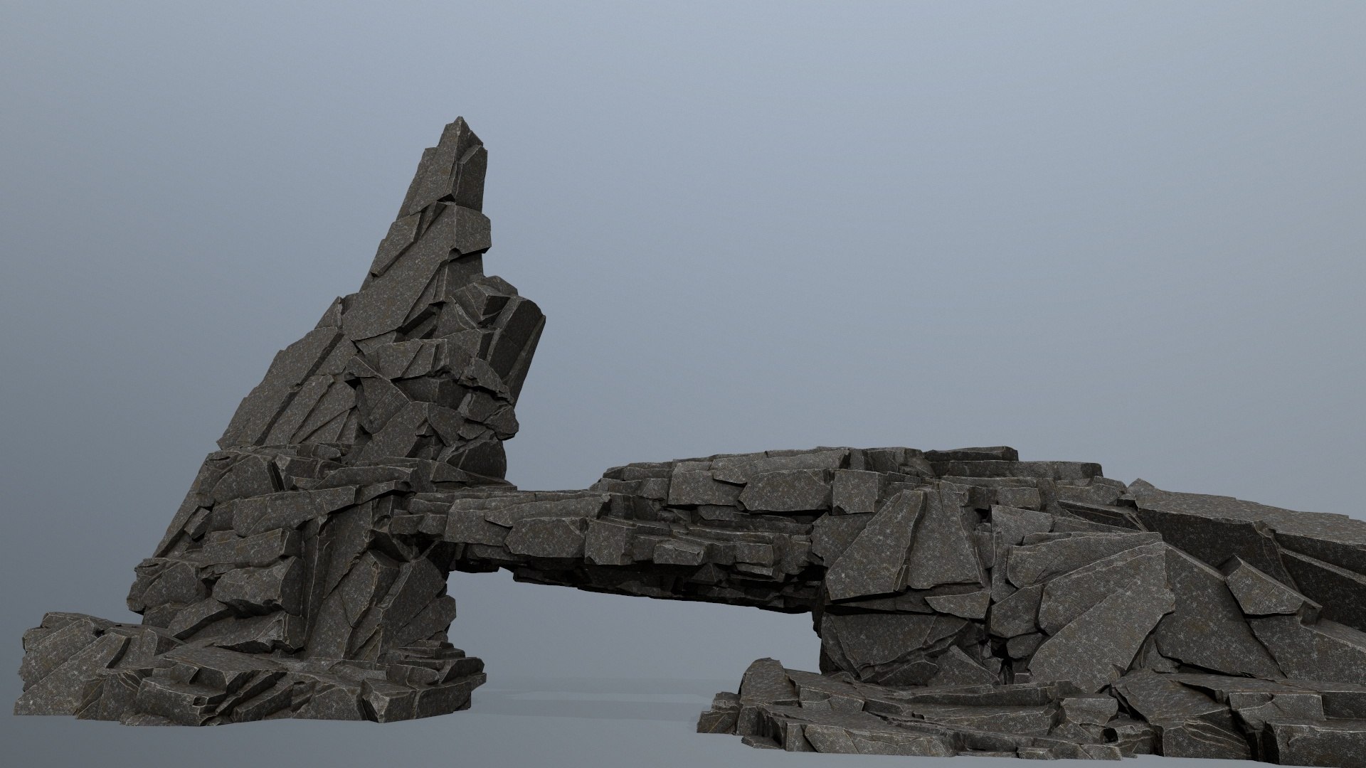 3D Cliff Rocks - TurboSquid 2014772