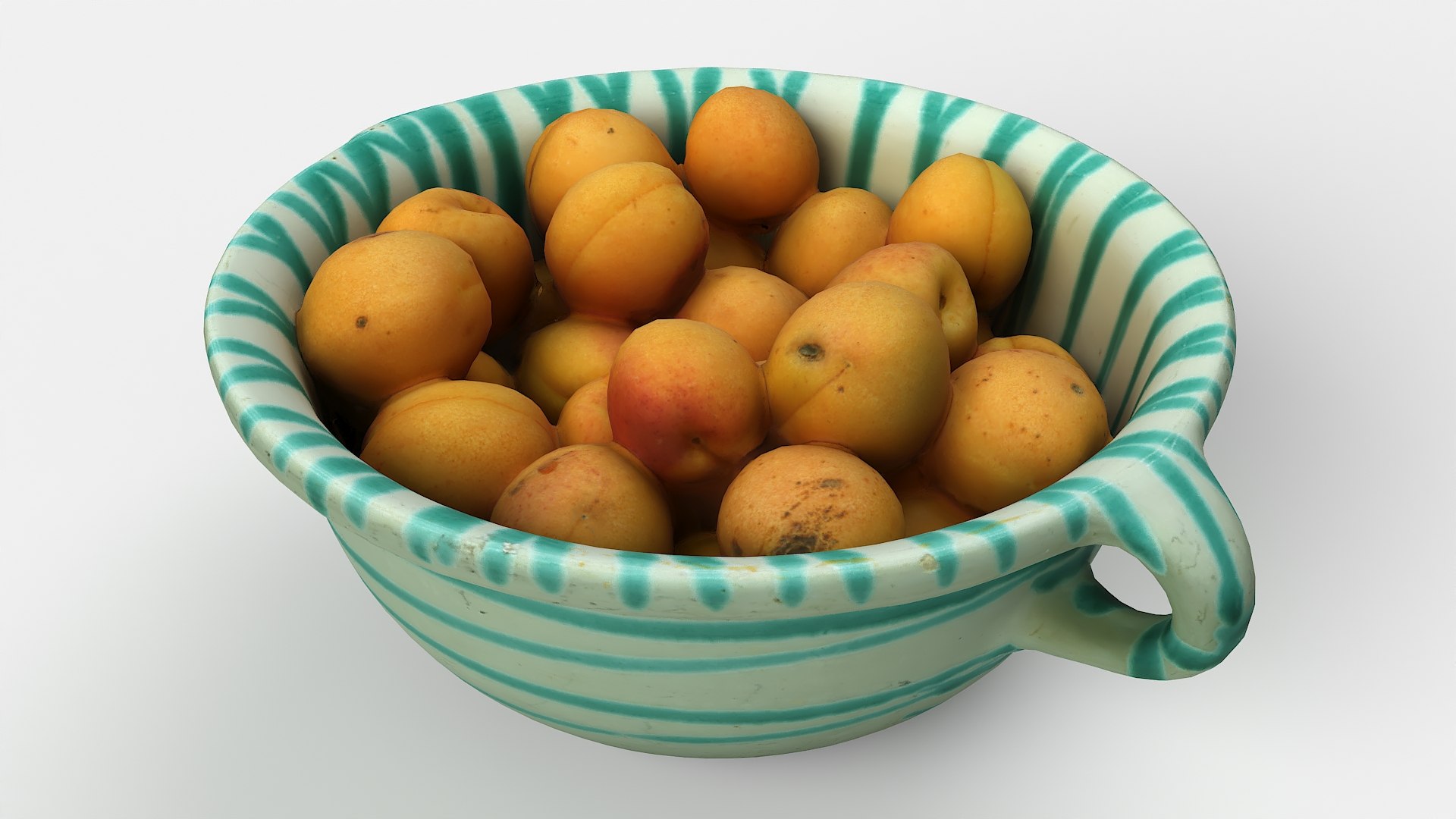 Bowl With Apricots 02 3D Model - TurboSquid 1923804