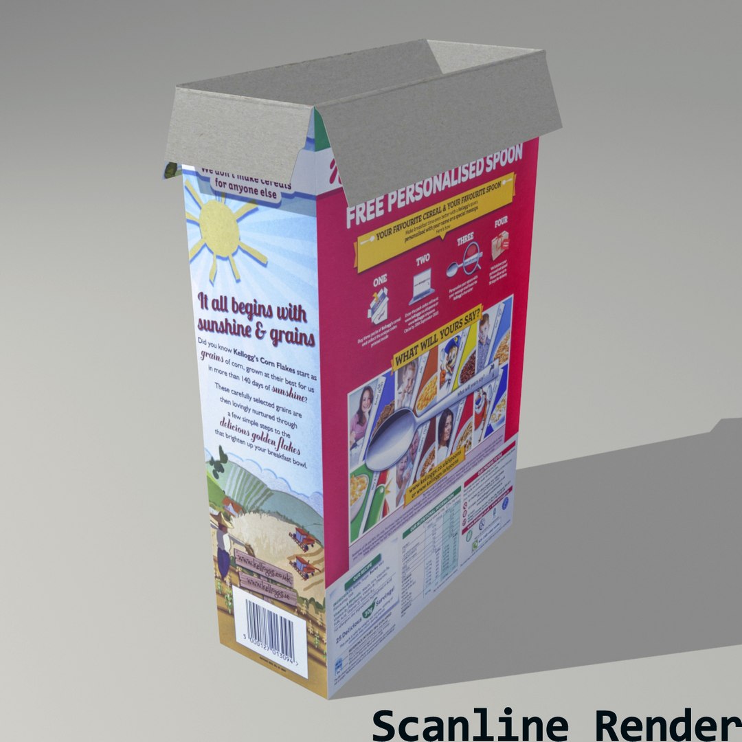 Max Breakfast Cereal Box