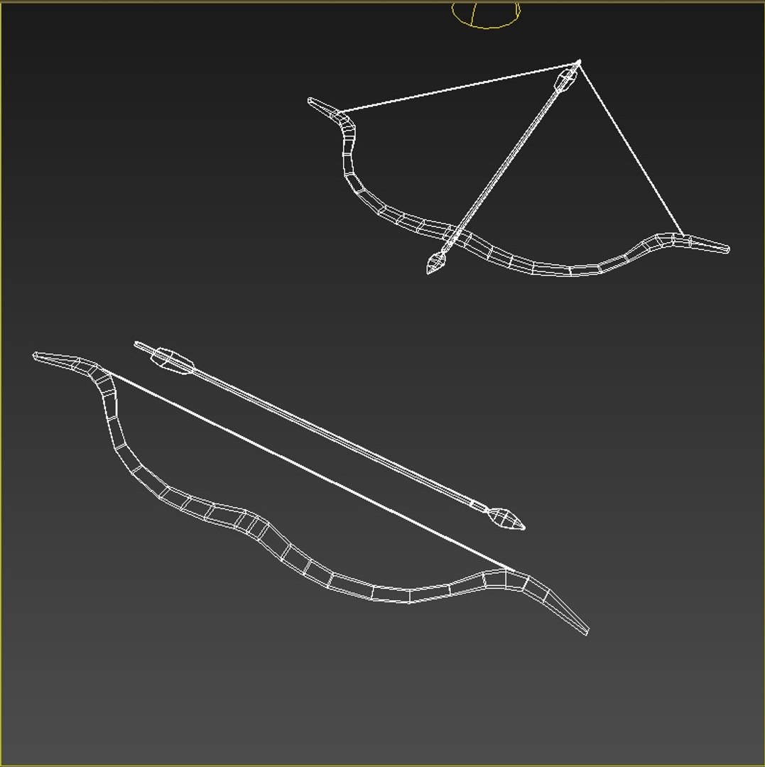 Bow Arrow 3D Model - TurboSquid 1442914