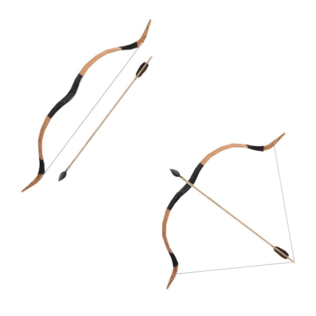 Bow Arrow 3D Model - TurboSquid 1442914