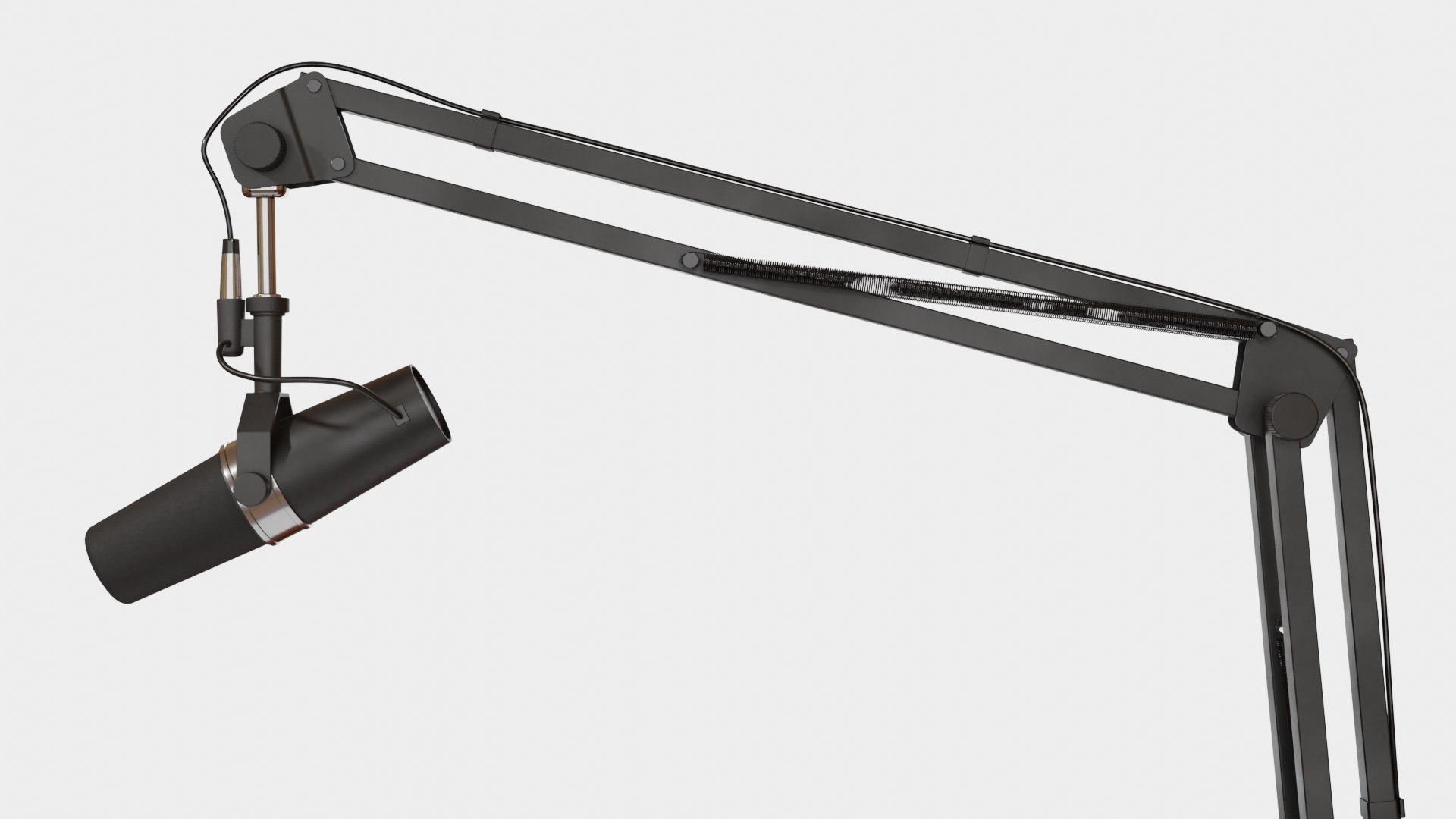 Microphone And Boom Arm 3D - TurboSquid 2086265