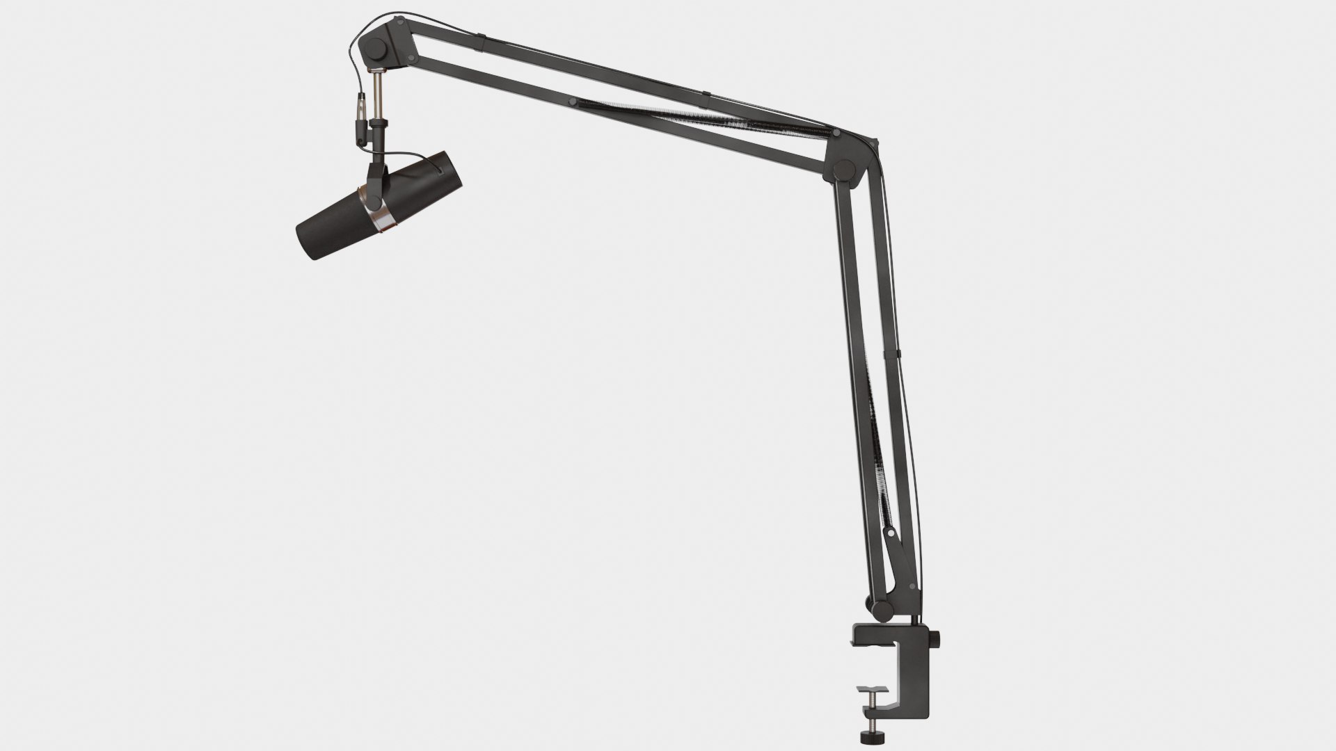 Microphone And Boom Arm 3D - TurboSquid 2086265
