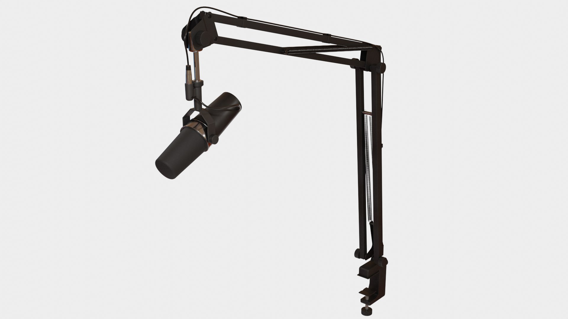 Microphone And Boom Arm 3D - TurboSquid 2086265
