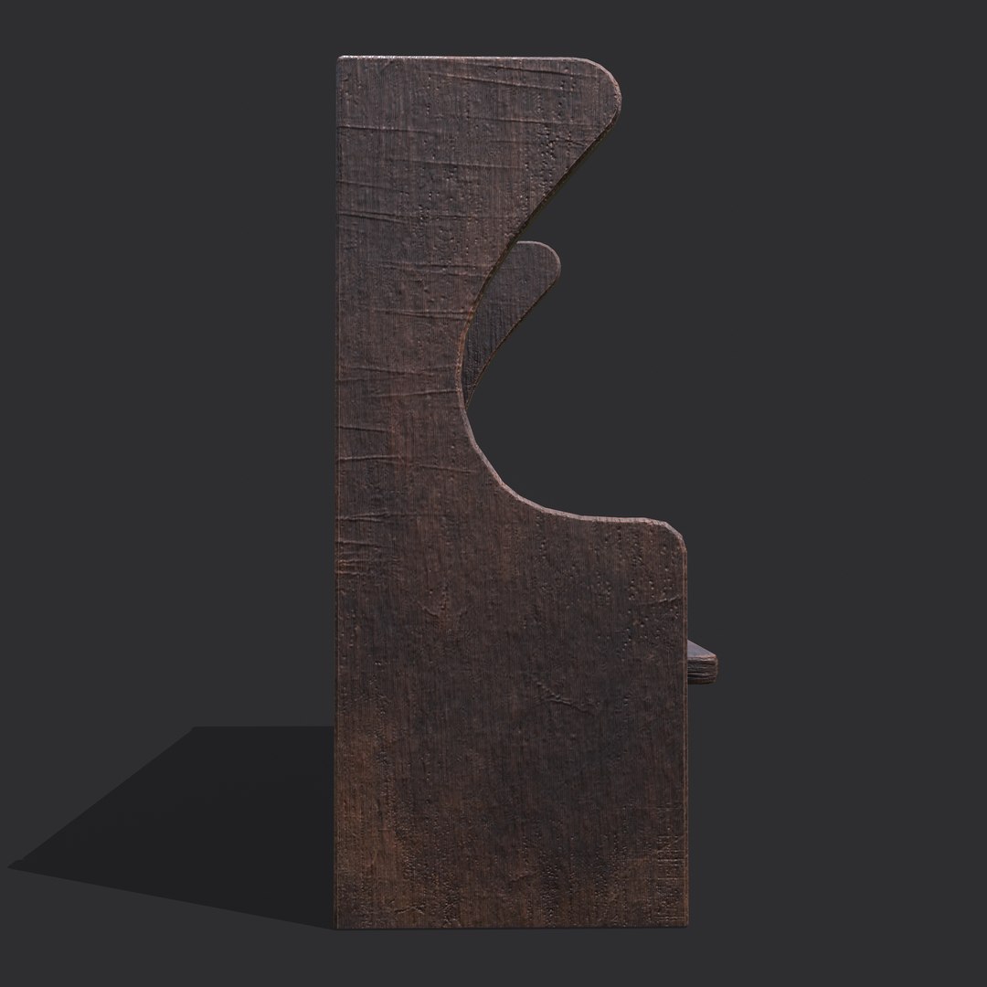 3D Medieval Deer Bench Model - TurboSquid 1735174