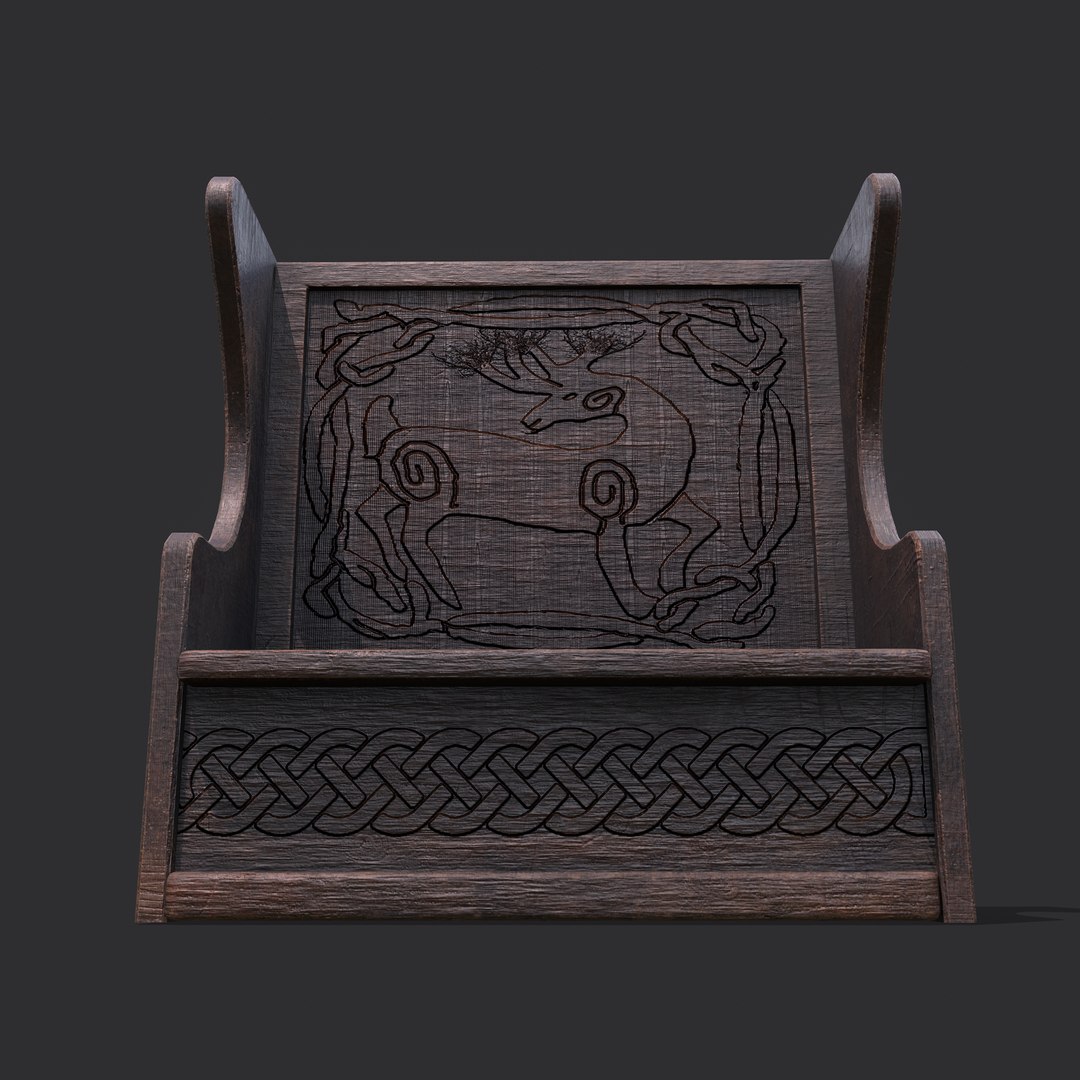 3D Medieval Deer Bench Model - TurboSquid 1735174