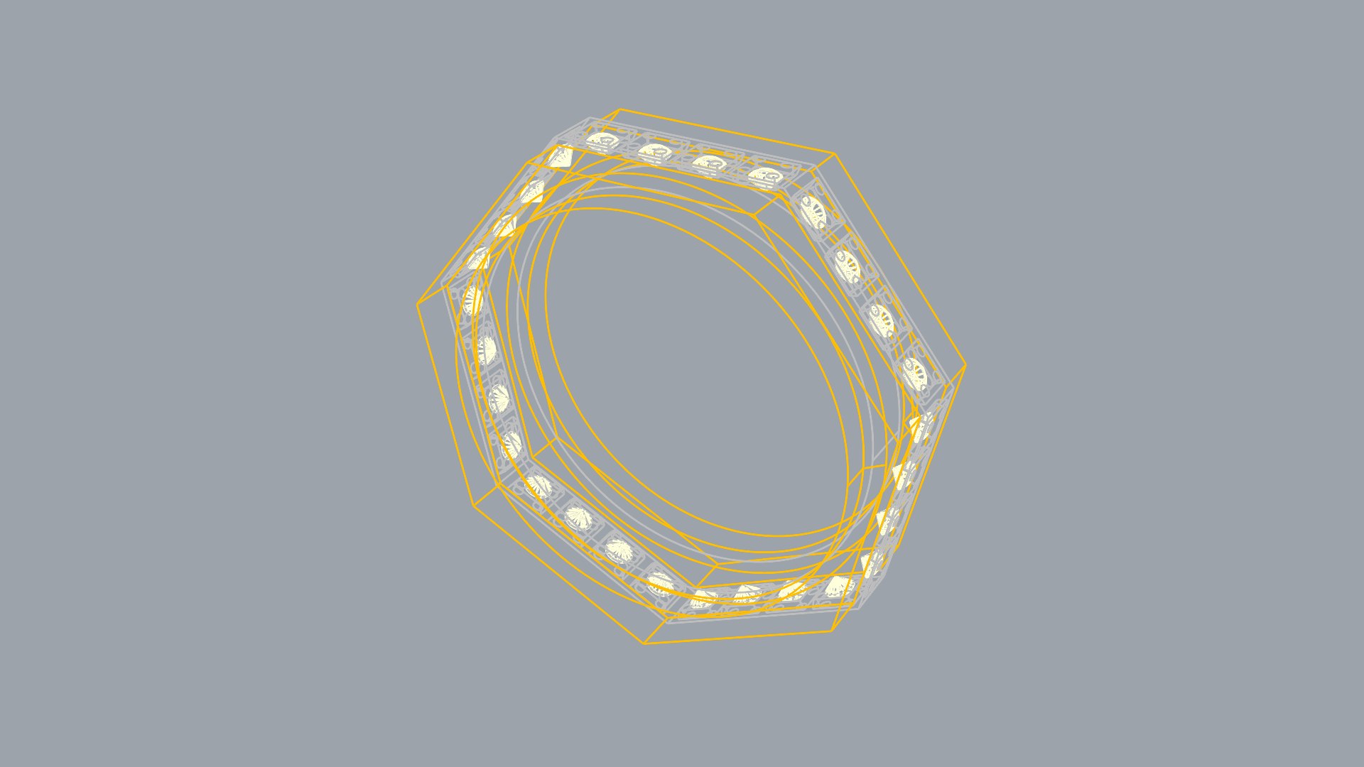 Lucky Heptagon Wedding Ring JDBCo 3D Model - TurboSquid 2343470