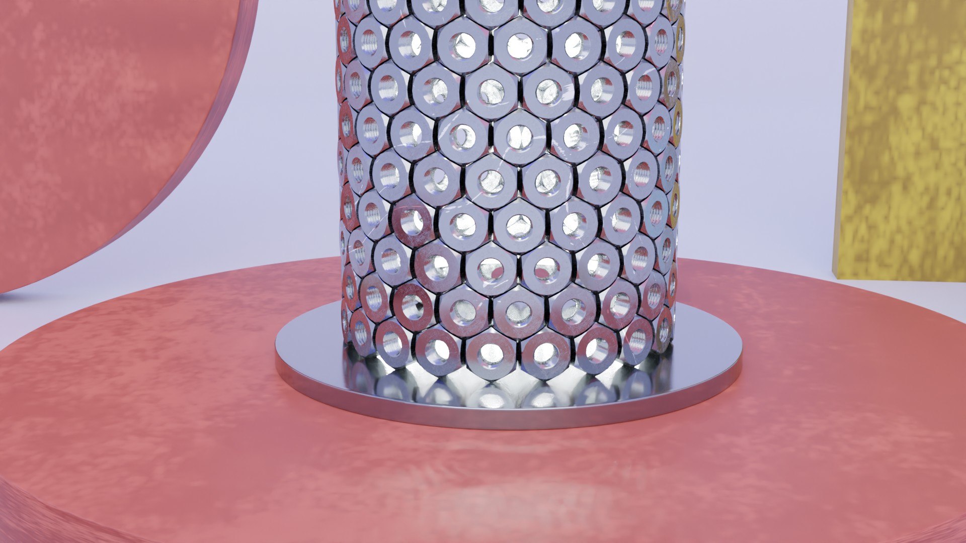 Stylized nut led lamp low-poly 3D model 3D model - TurboSquid 1914095