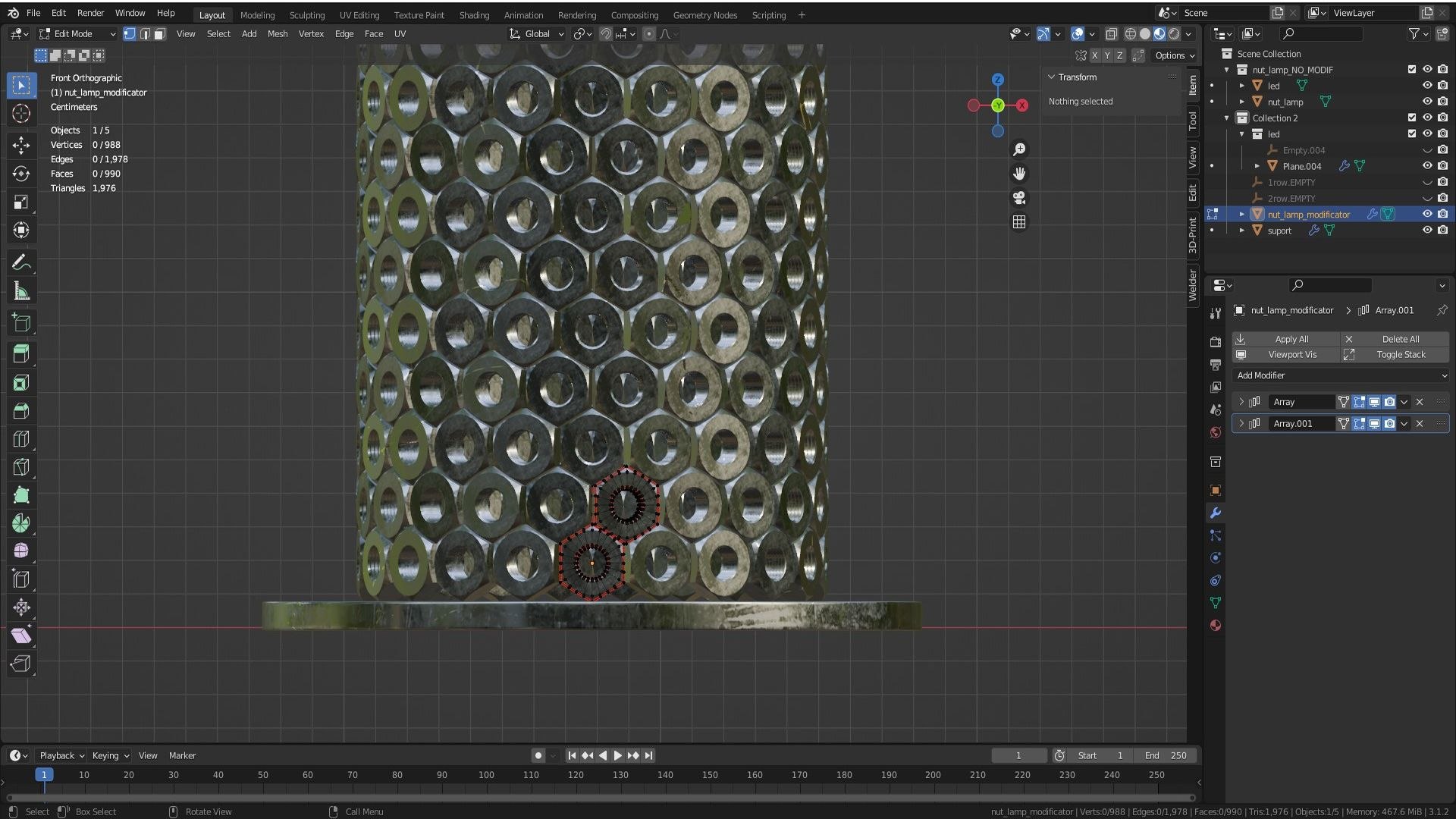Stylized nut led lamp low-poly 3D model 3D model - TurboSquid 1914095