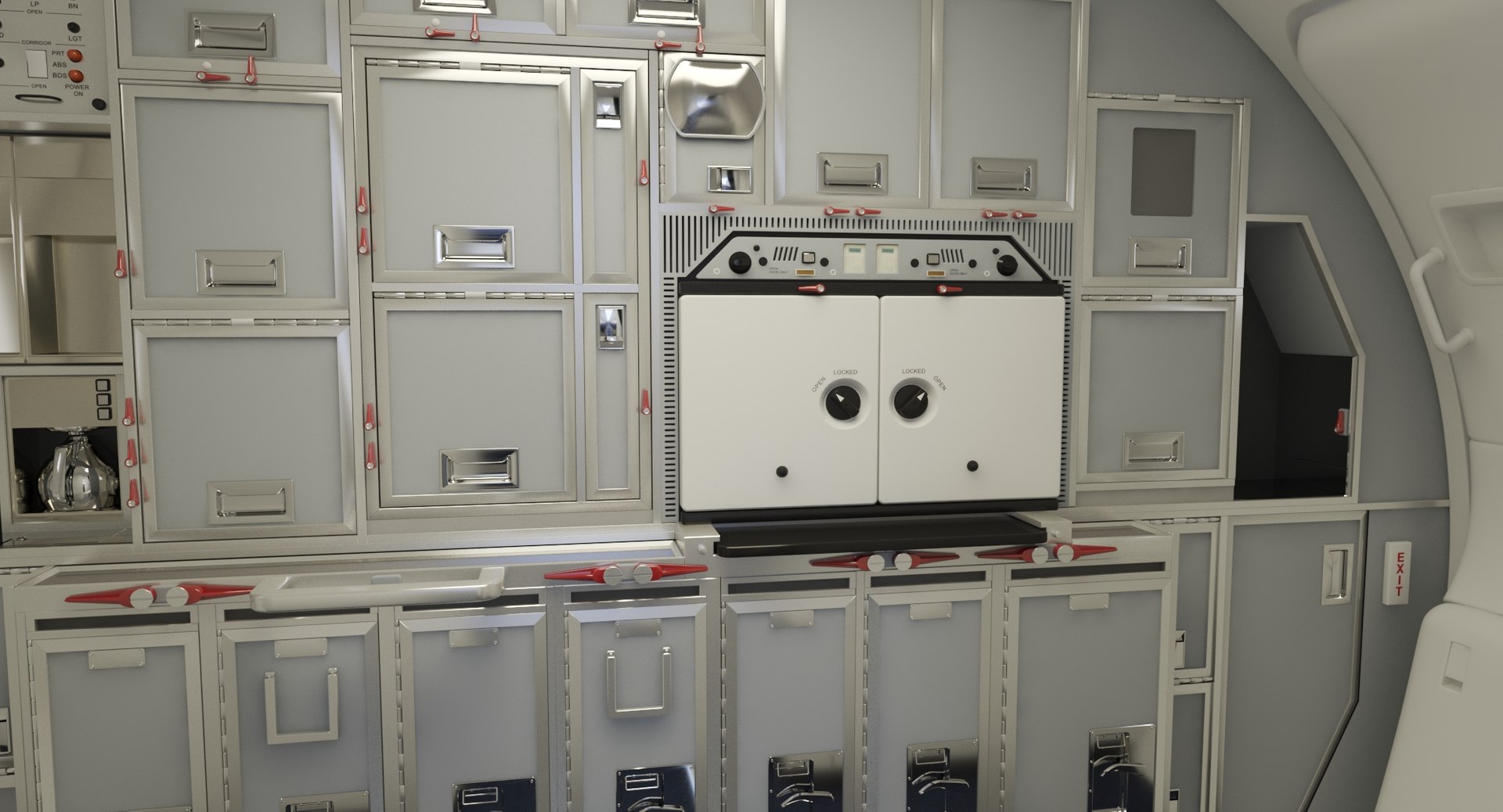 3D 3D Boeing B737 Interior Cabin Model - TurboSquid 2159422