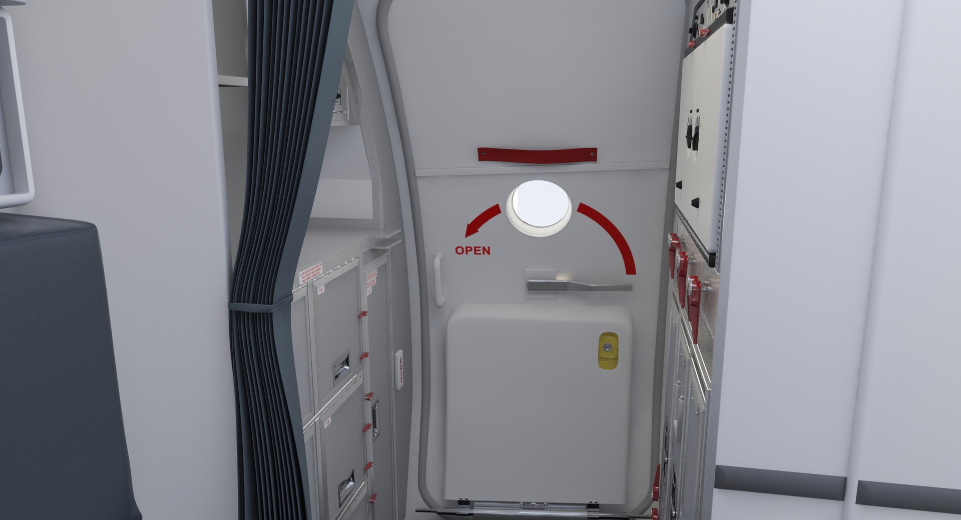 3D 3D Boeing B737 Interior Cabin Model - TurboSquid 2159422