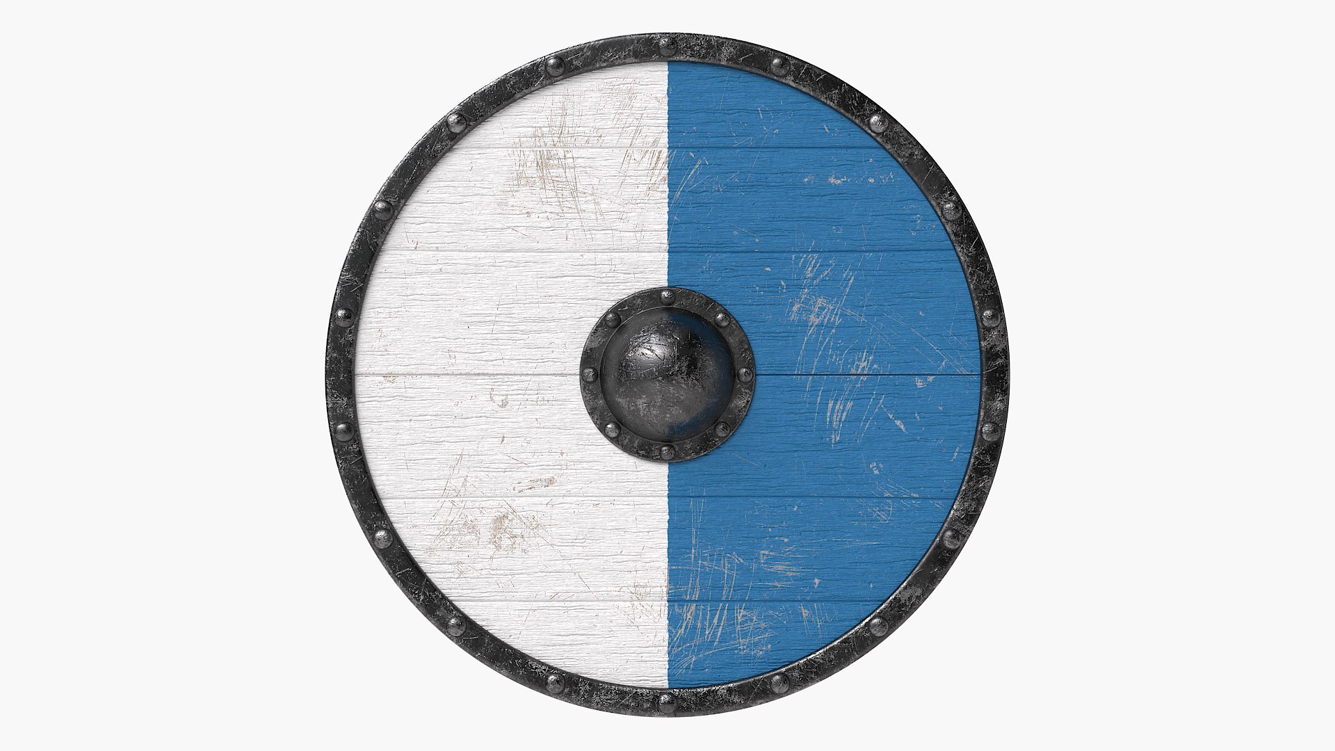 3D Viking Shield V1 Design 1 Model - TurboSquid 2283965