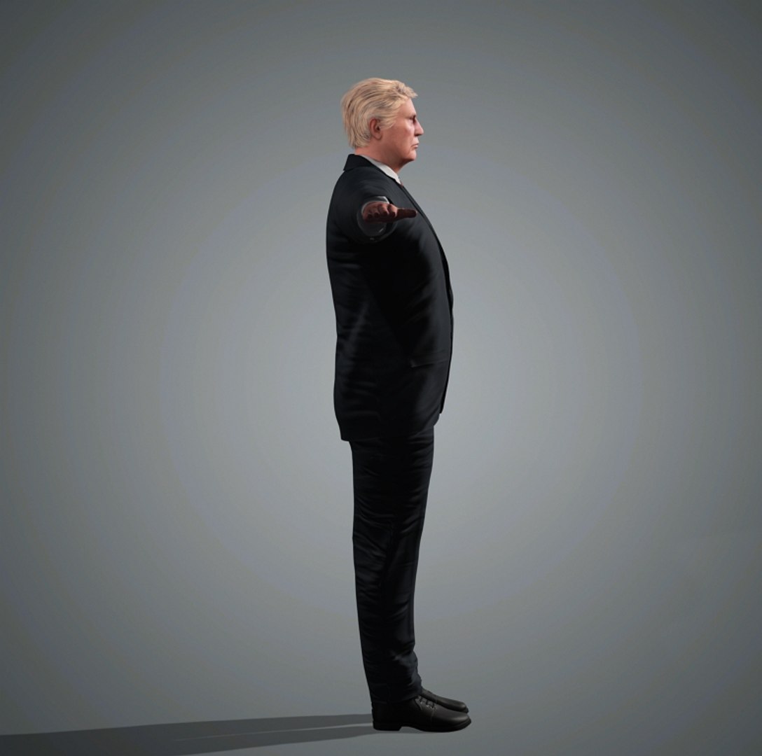 Donald Trump Character 3D Model Low Poly Model - TurboSquid 2293096