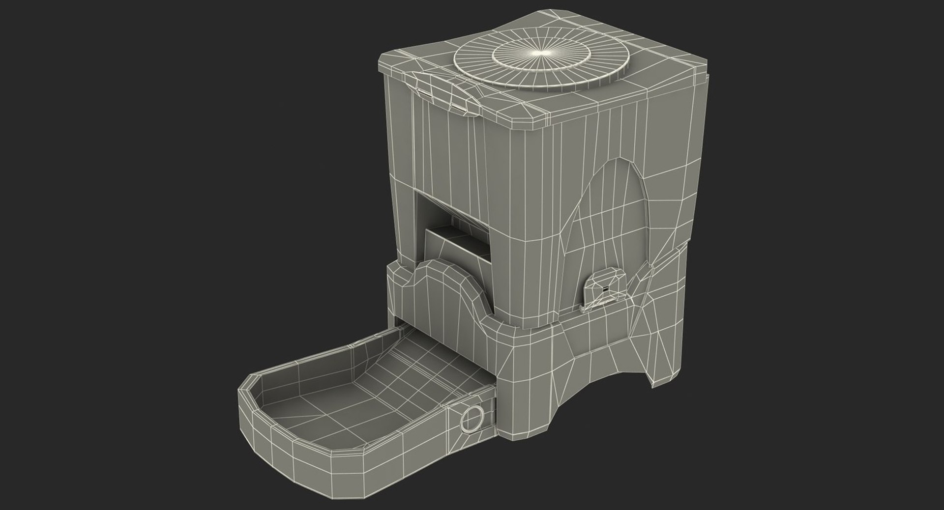 Classic automatic animal feeders 3D model - TurboSquid 1431264