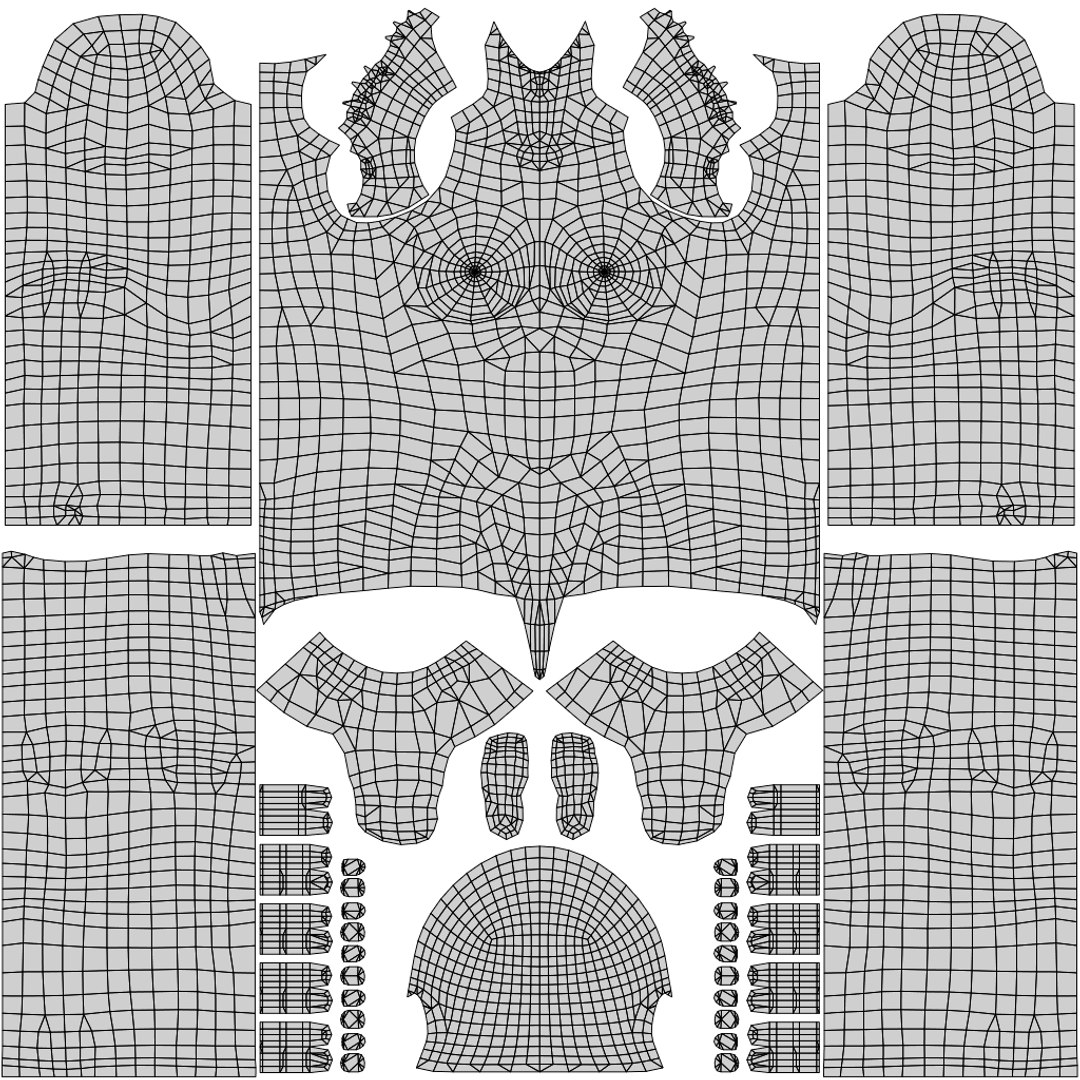 3D Model Female VRoid Base - TurboSquid 2040637