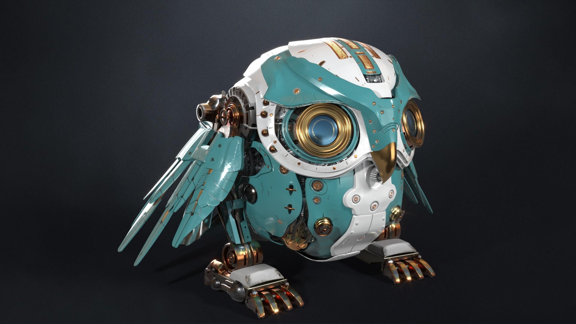 Robot Owl 3D - TurboSquid 2397970