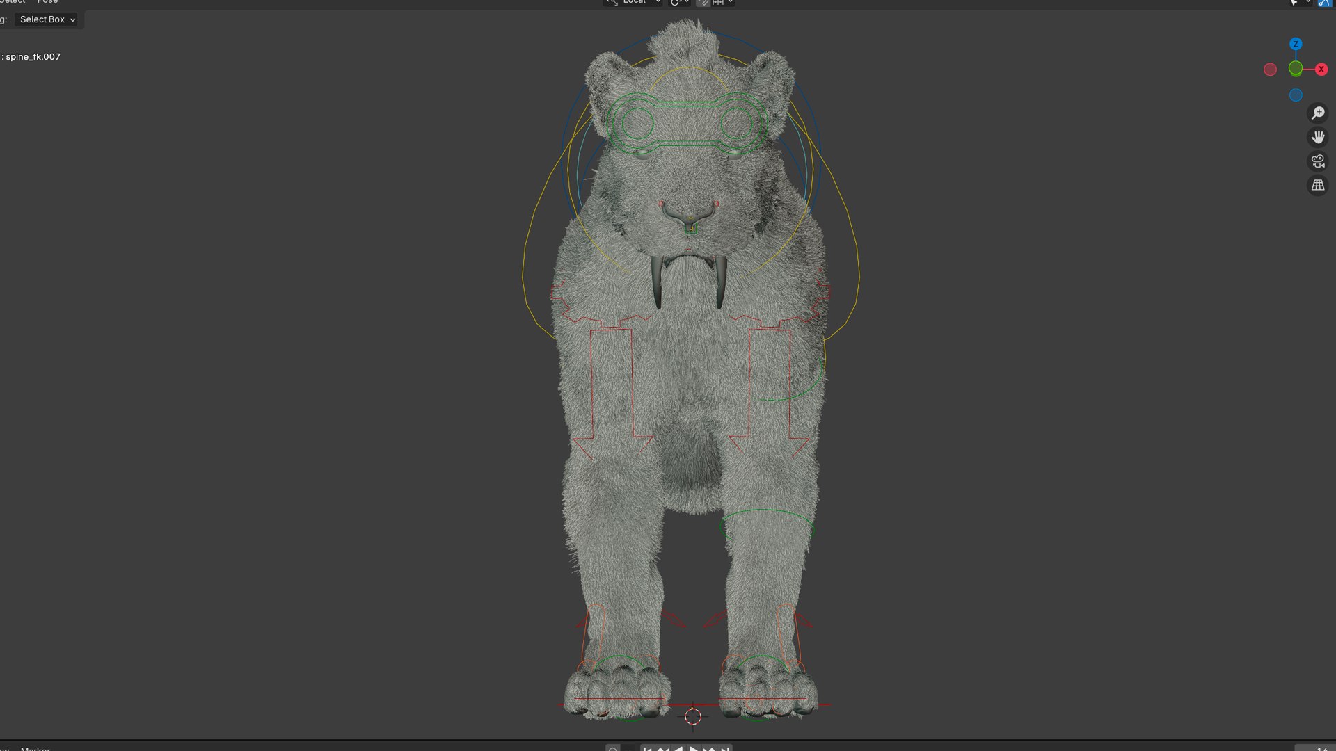 Smilodon Model - TurboSquid 2438854