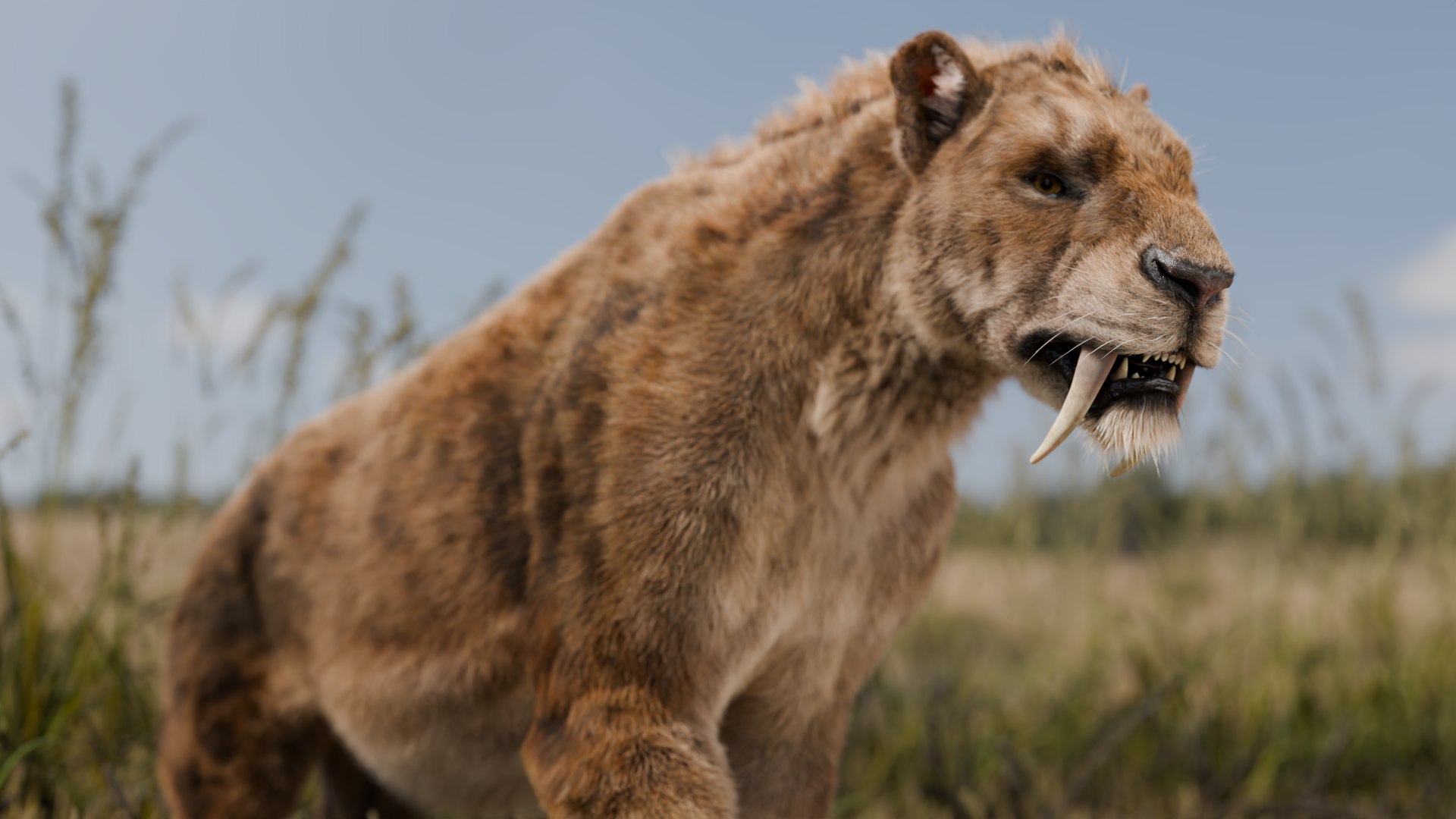 Smilodon Model - TurboSquid 2438854