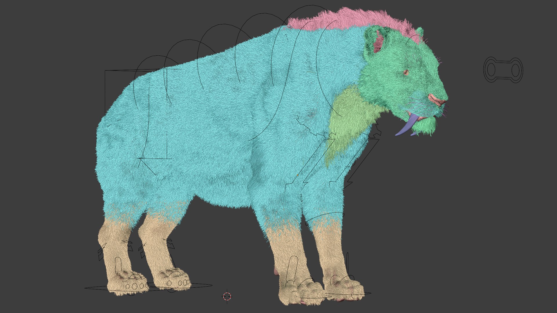 Smilodon Model - TurboSquid 2438854