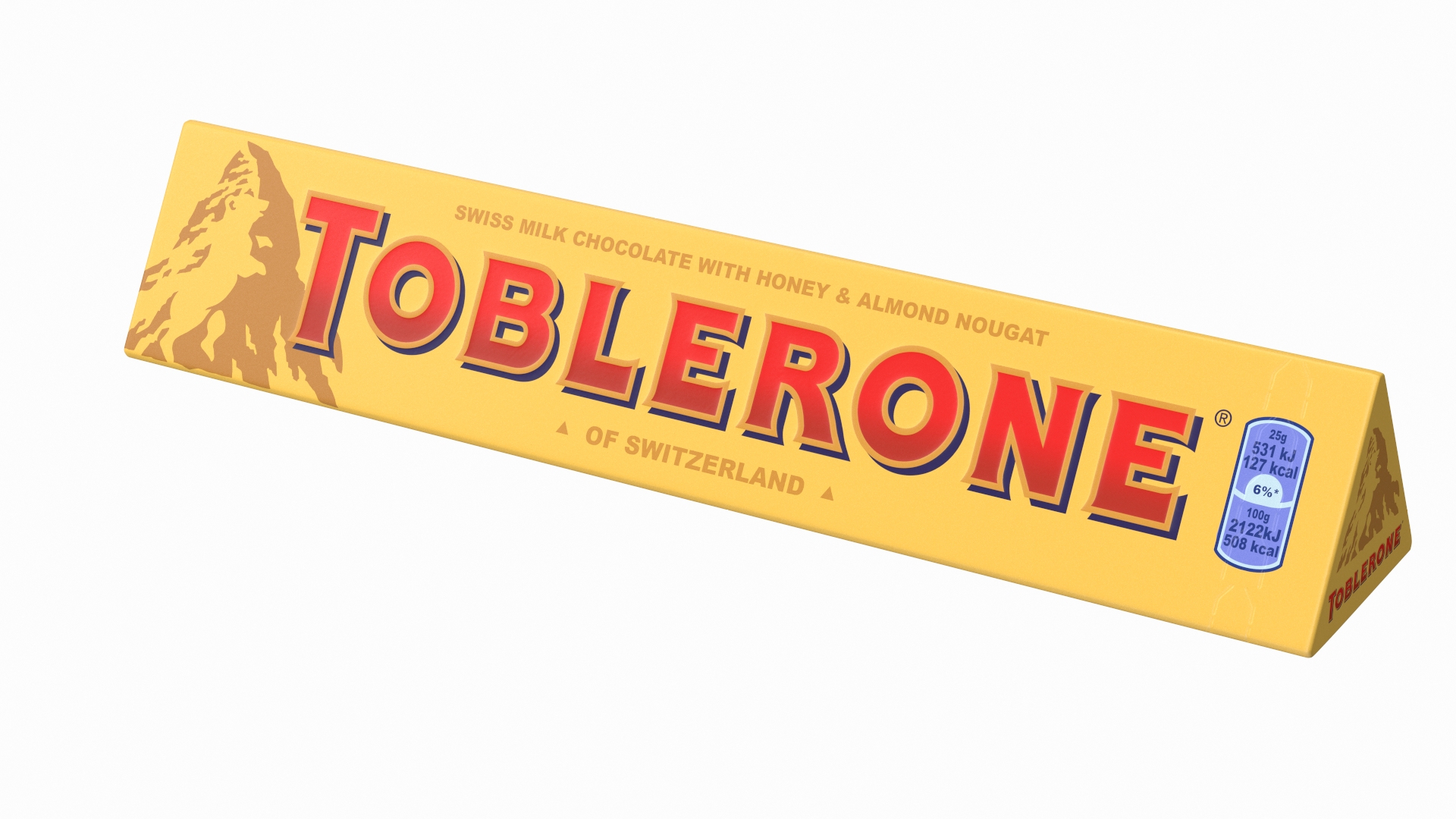 Toblerone Milk Chocolate Package 3D Model - TurboSquid 1768812