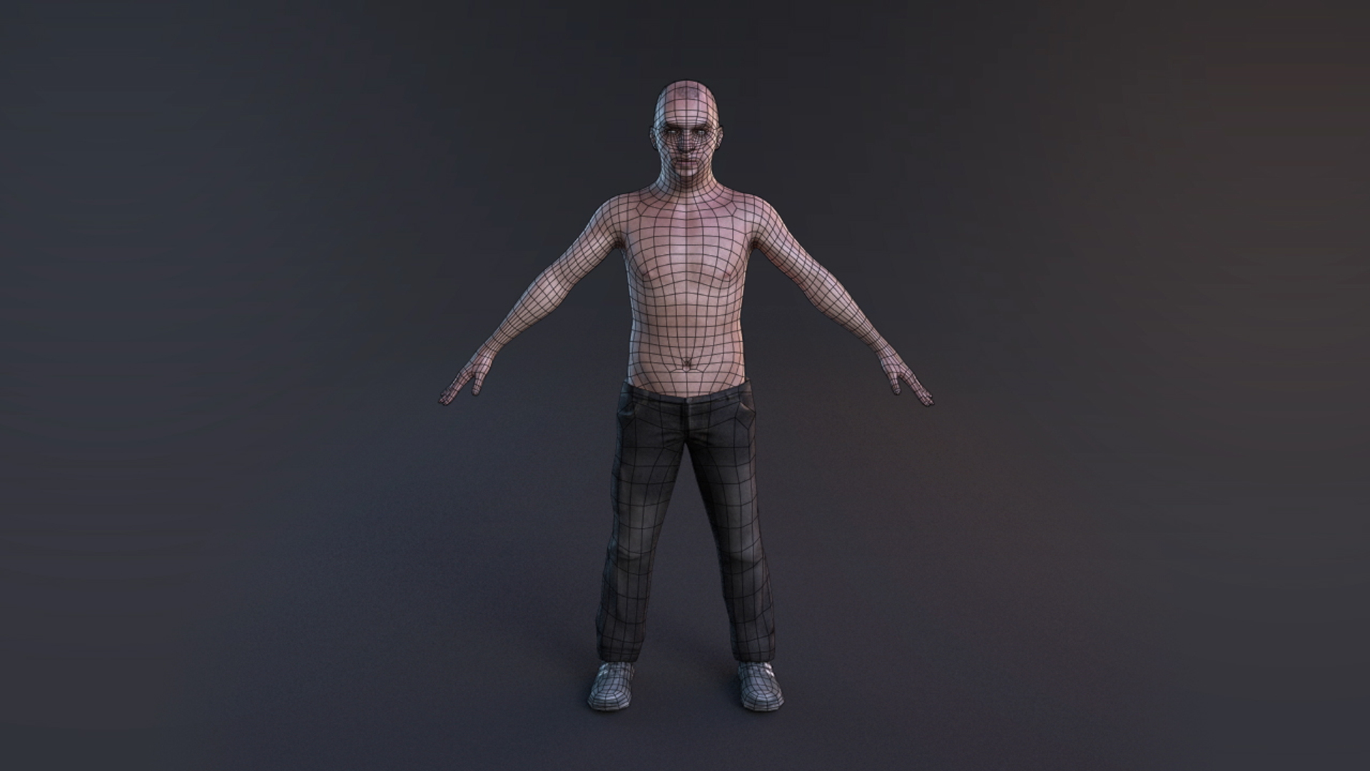3d Character Male - Rigged Model