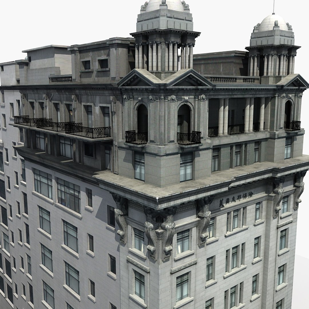 European Building 3D Model - TurboSquid 1515125