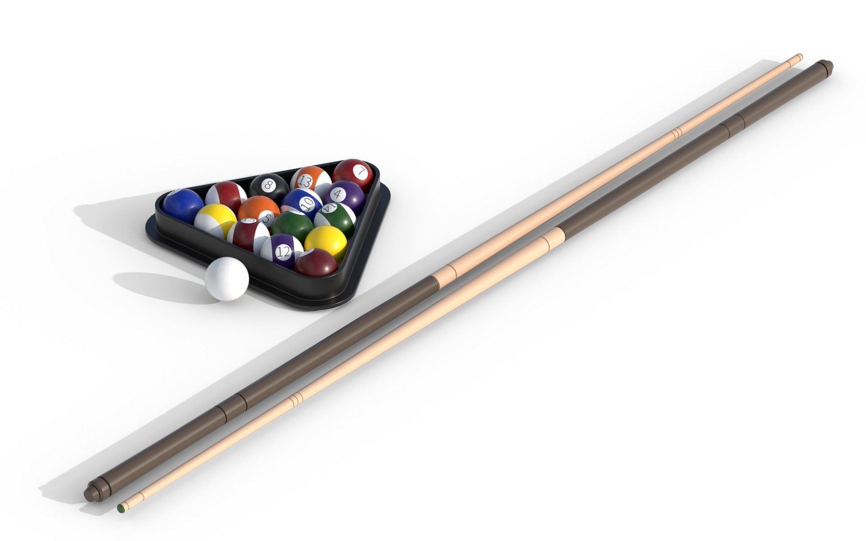 Billiard Collection 3D Model - TurboSquid 2124776
