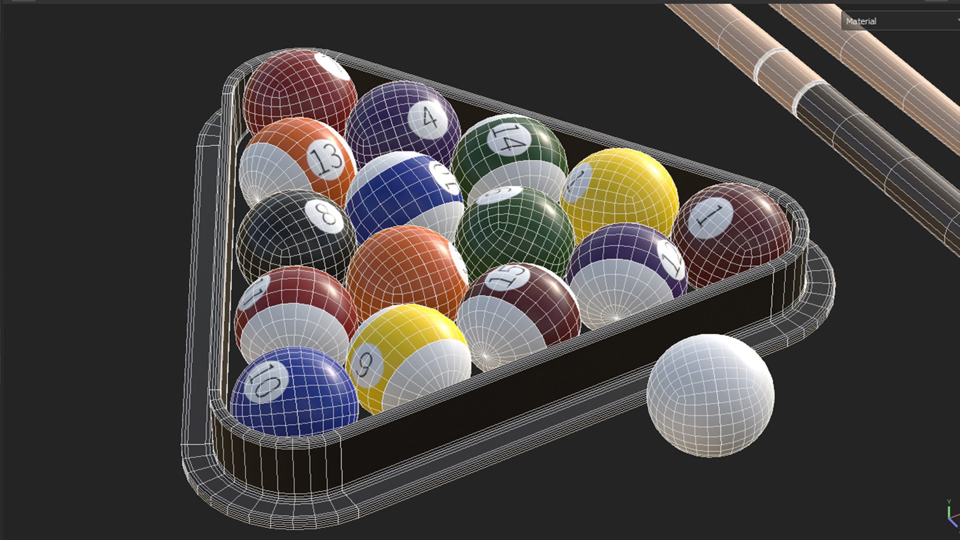 Billiard Collection 3D Model - TurboSquid 2124776