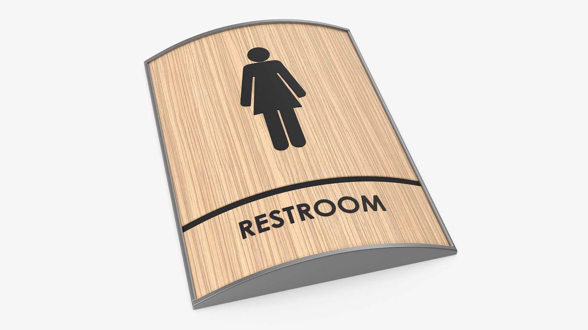 Women Restroom Sign Model - TurboSquid 2040314