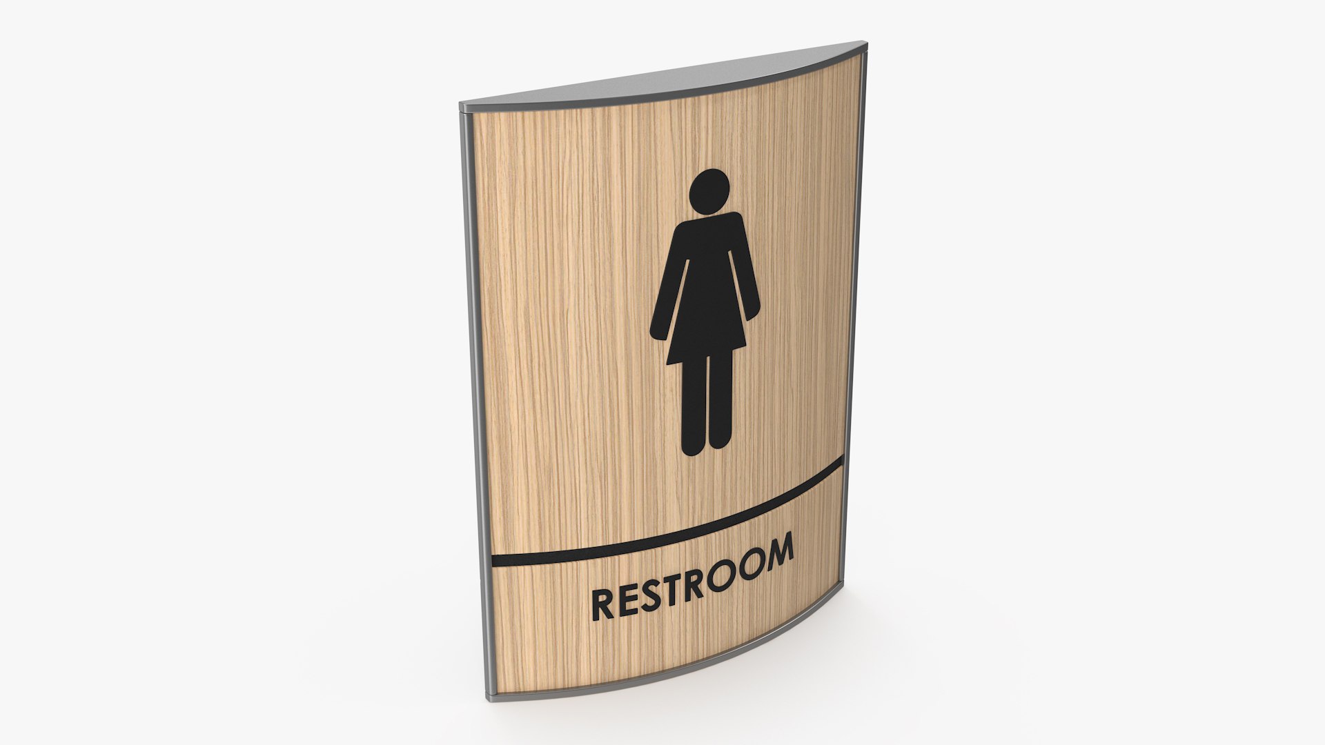 Women Restroom Sign Model - TurboSquid 2040314