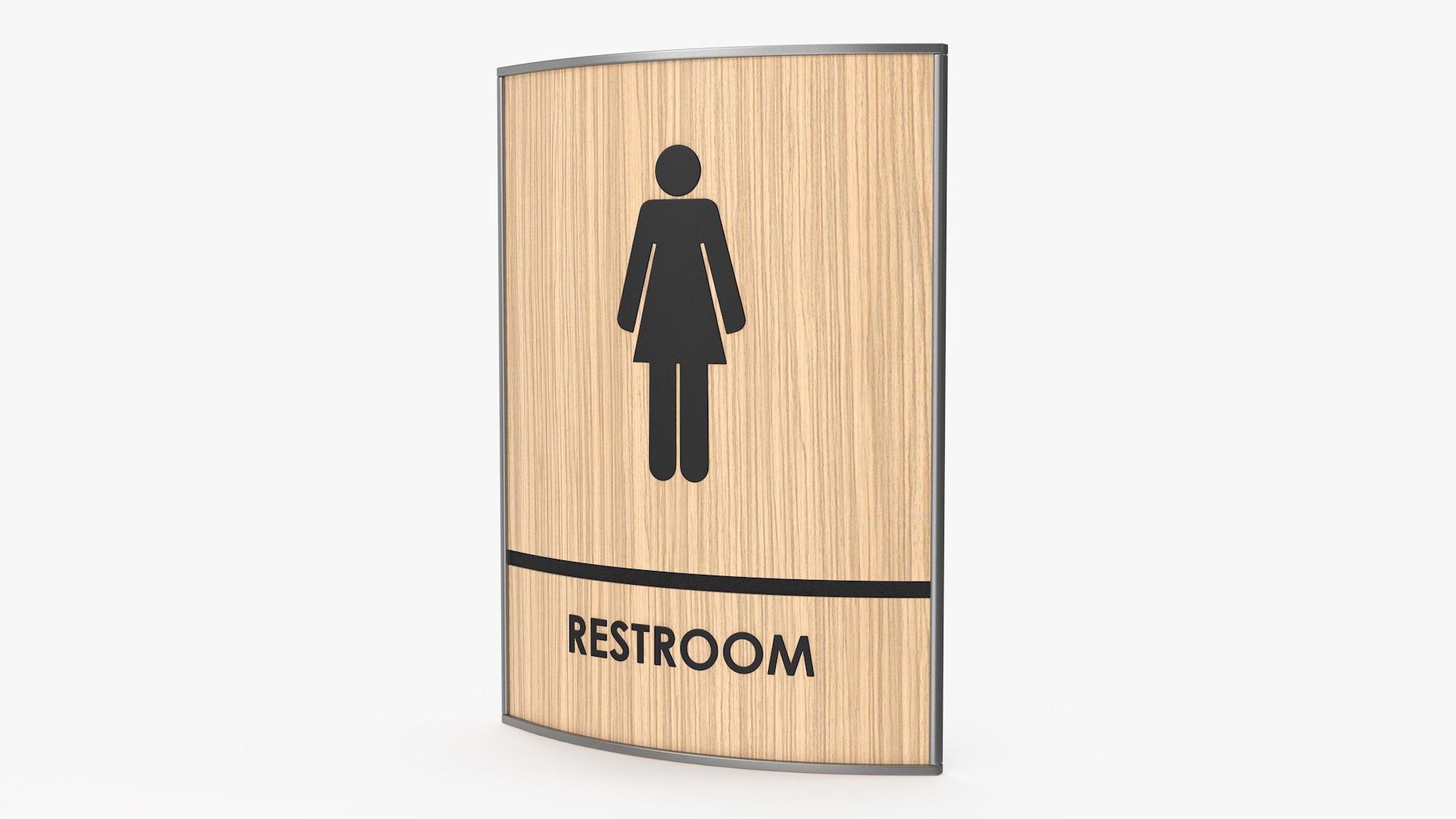 Women Restroom Sign model - TurboSquid 2040314
