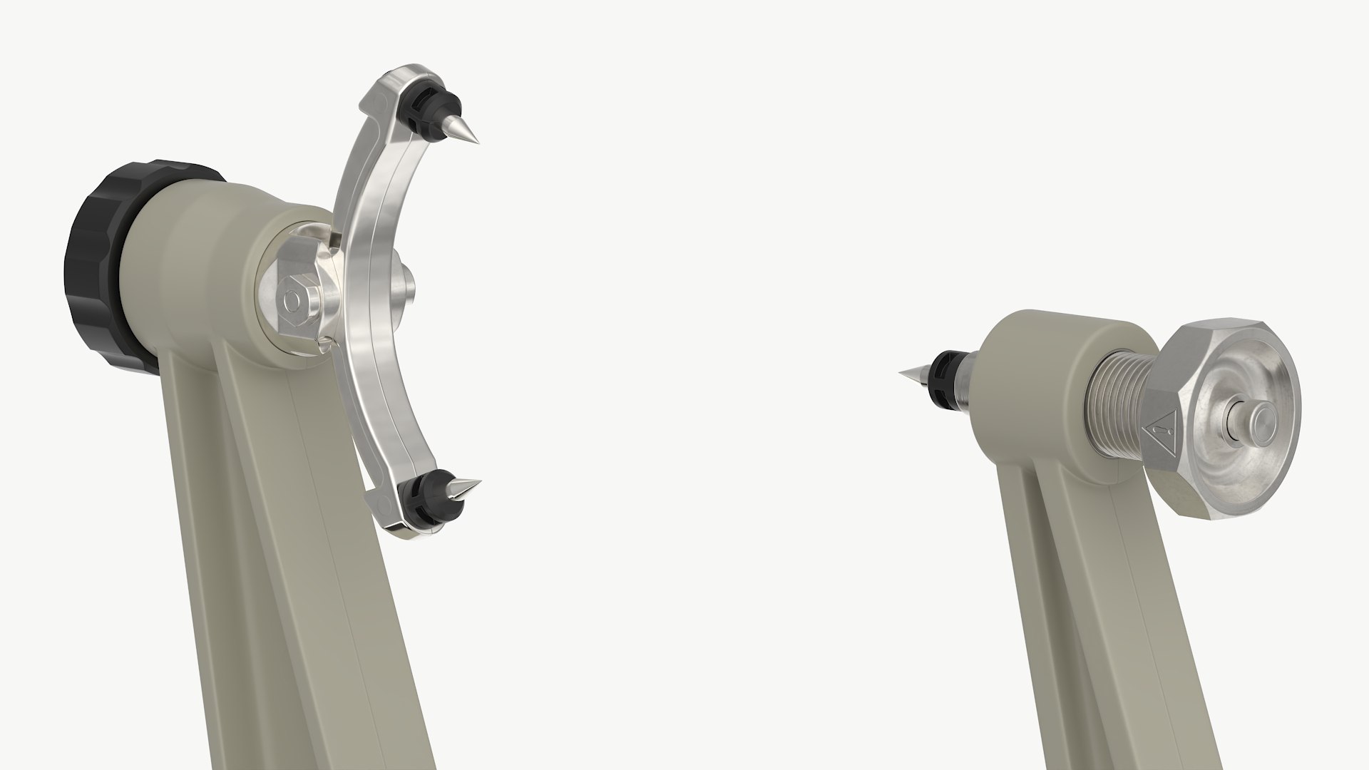 Adjustable Skull Clamp For Brain Surgery With Head 3D Model ...