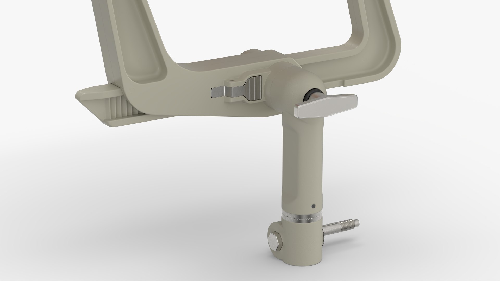 Adjustable Skull Clamp For Brain Surgery With Head 3D Model ...