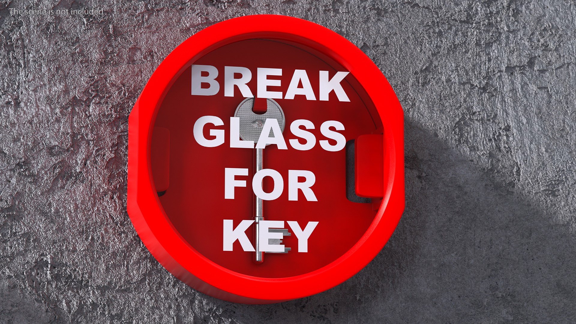 3D Break Glass Key Box Model - TurboSquid 1685539