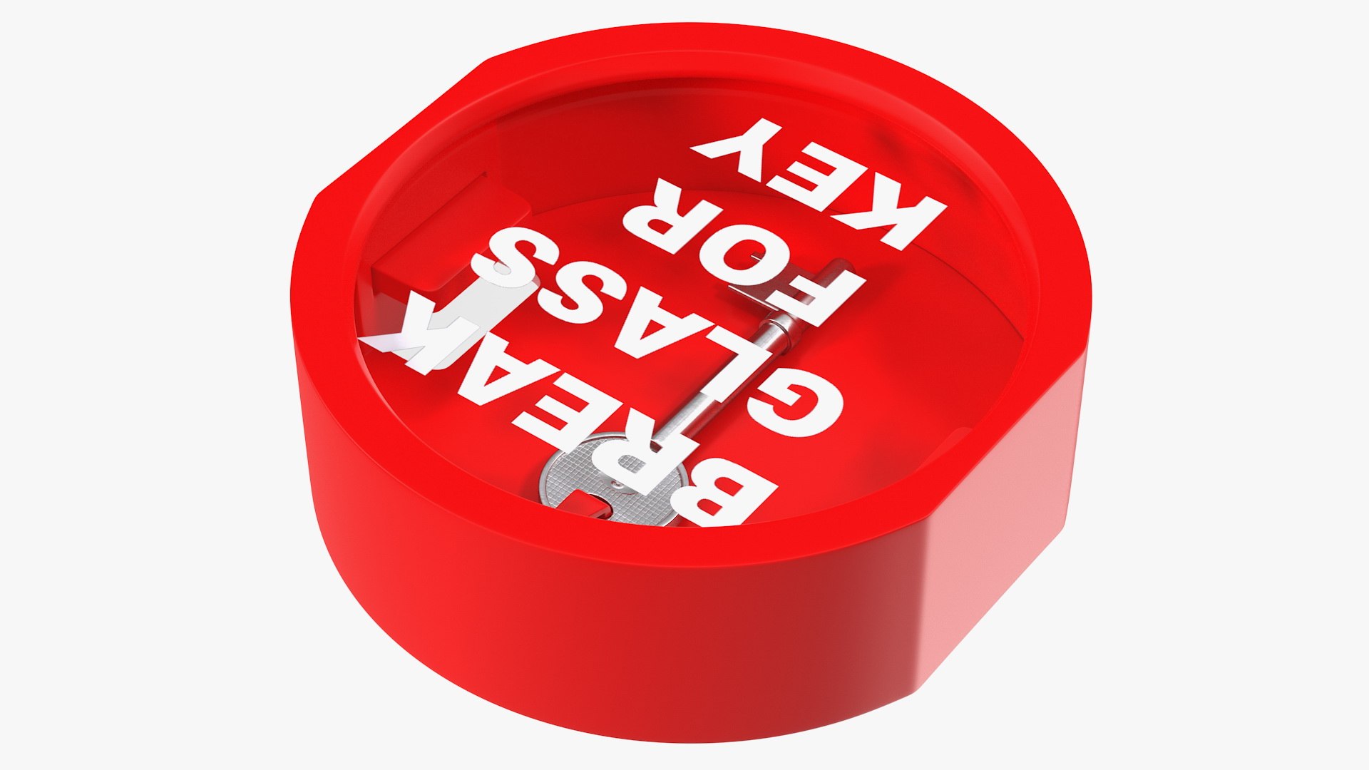 3D Break Glass Key Box Model - TurboSquid 1685539