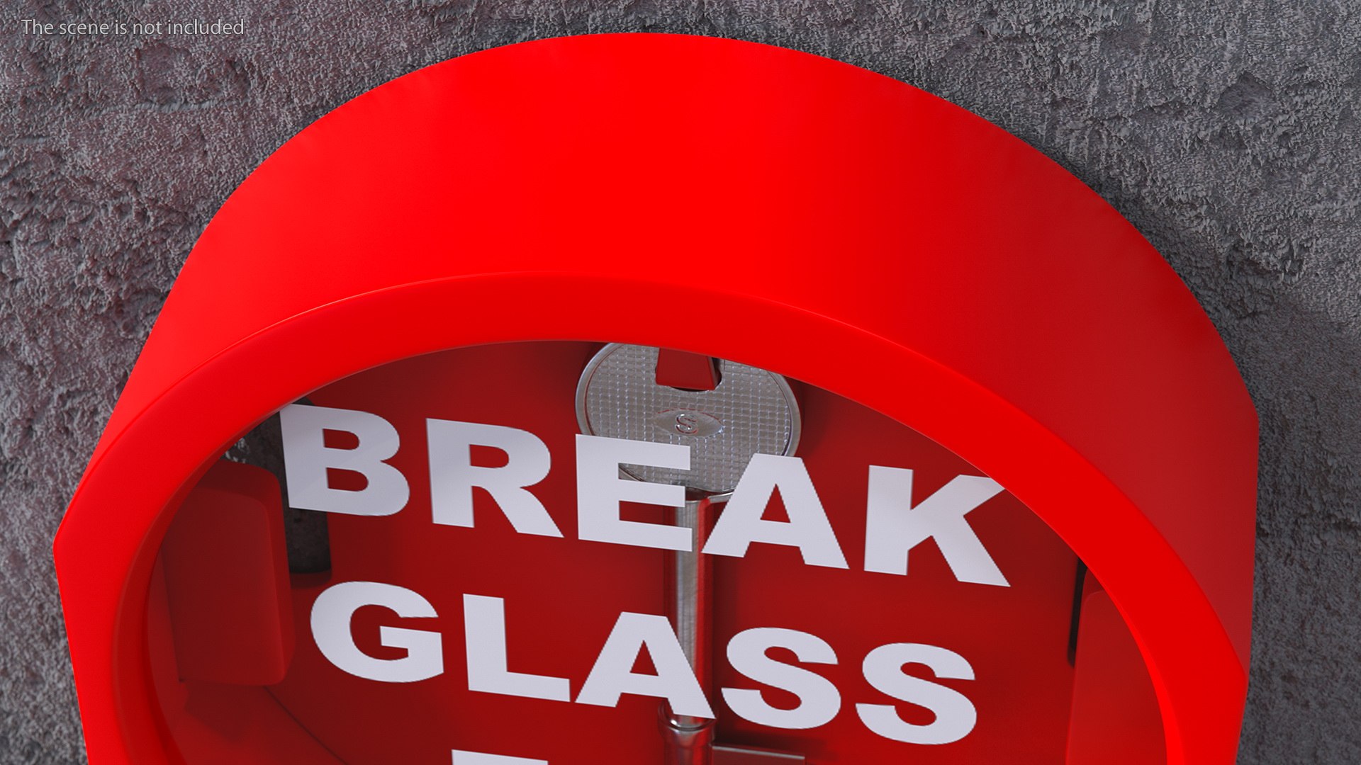 3D Break Glass Key Box Model - TurboSquid 1685539