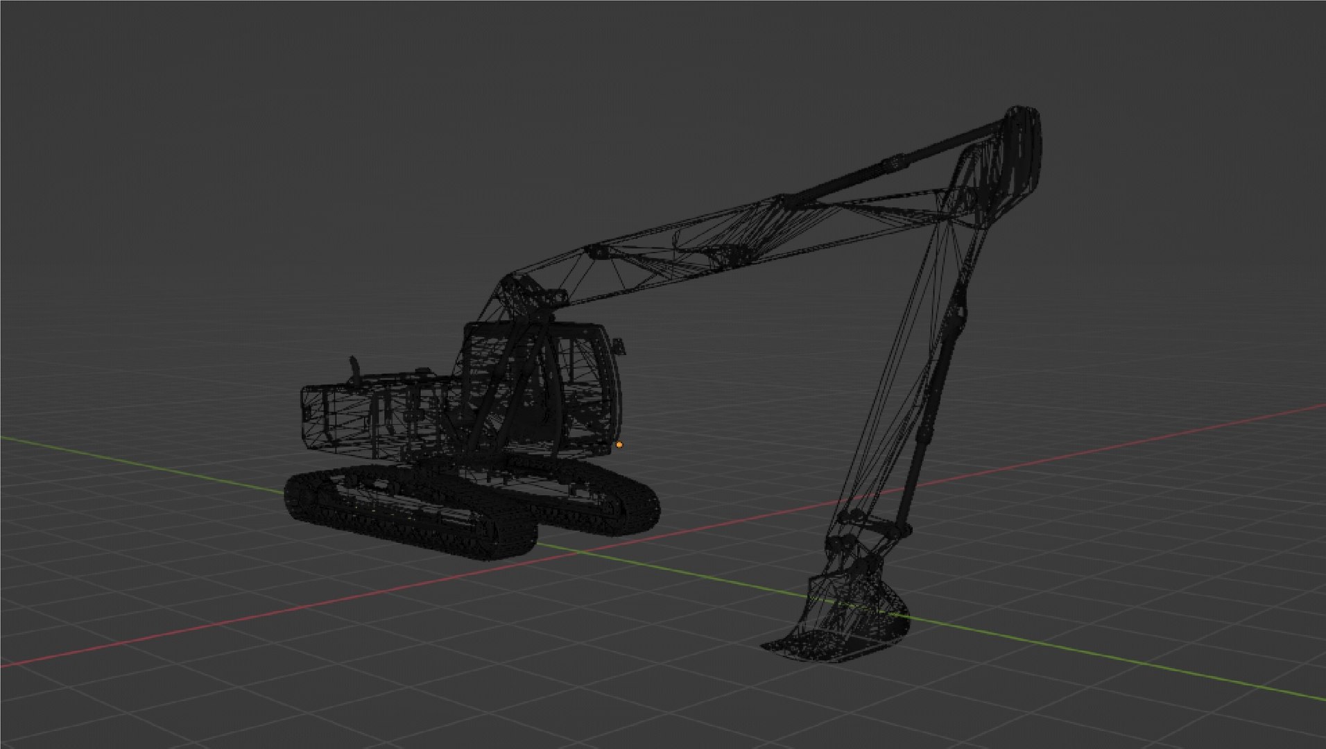 3D Construction Excavator Backacter - TurboSquid 1863087