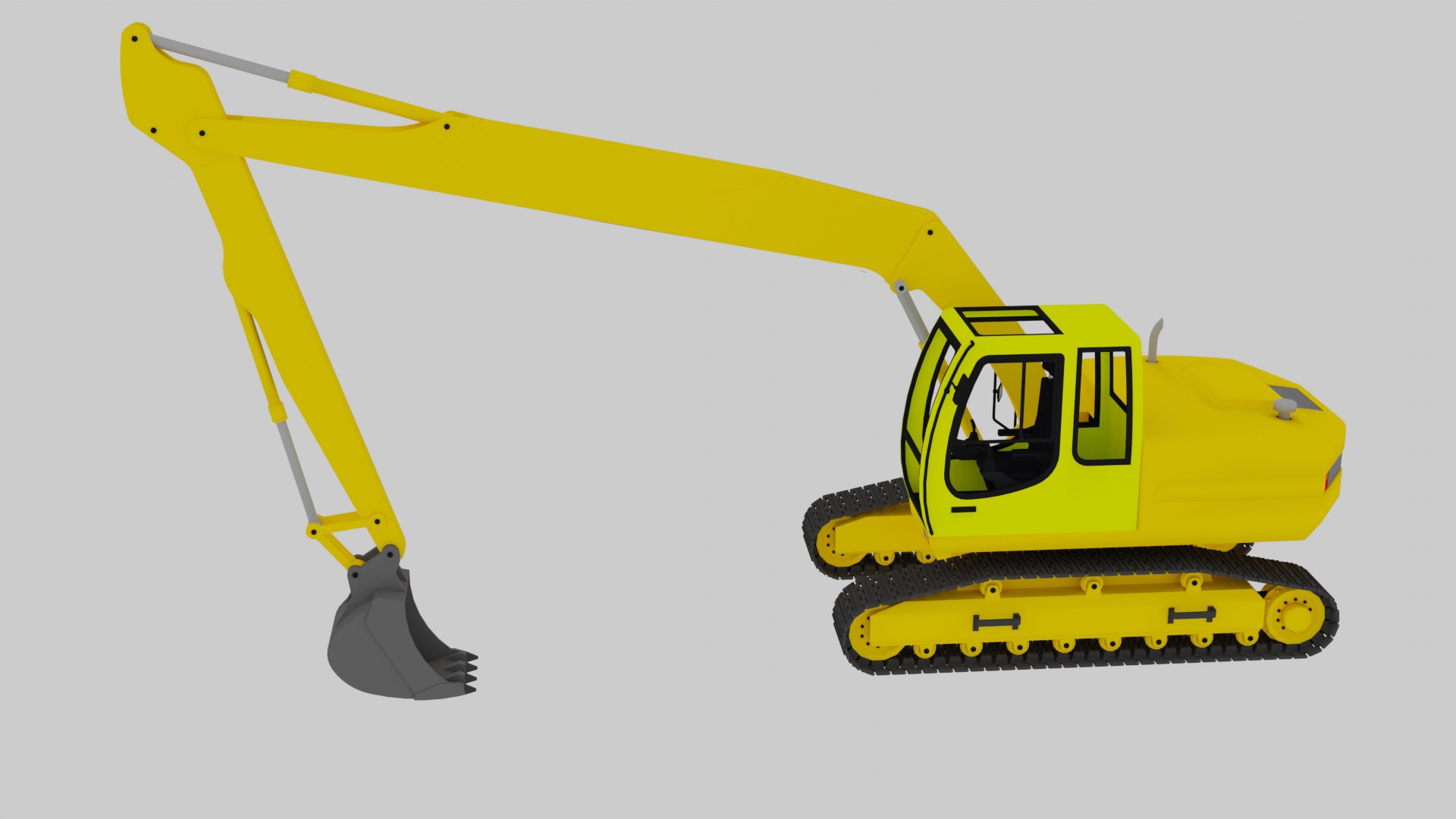 3D Construction Excavator Backacter - TurboSquid 1863087