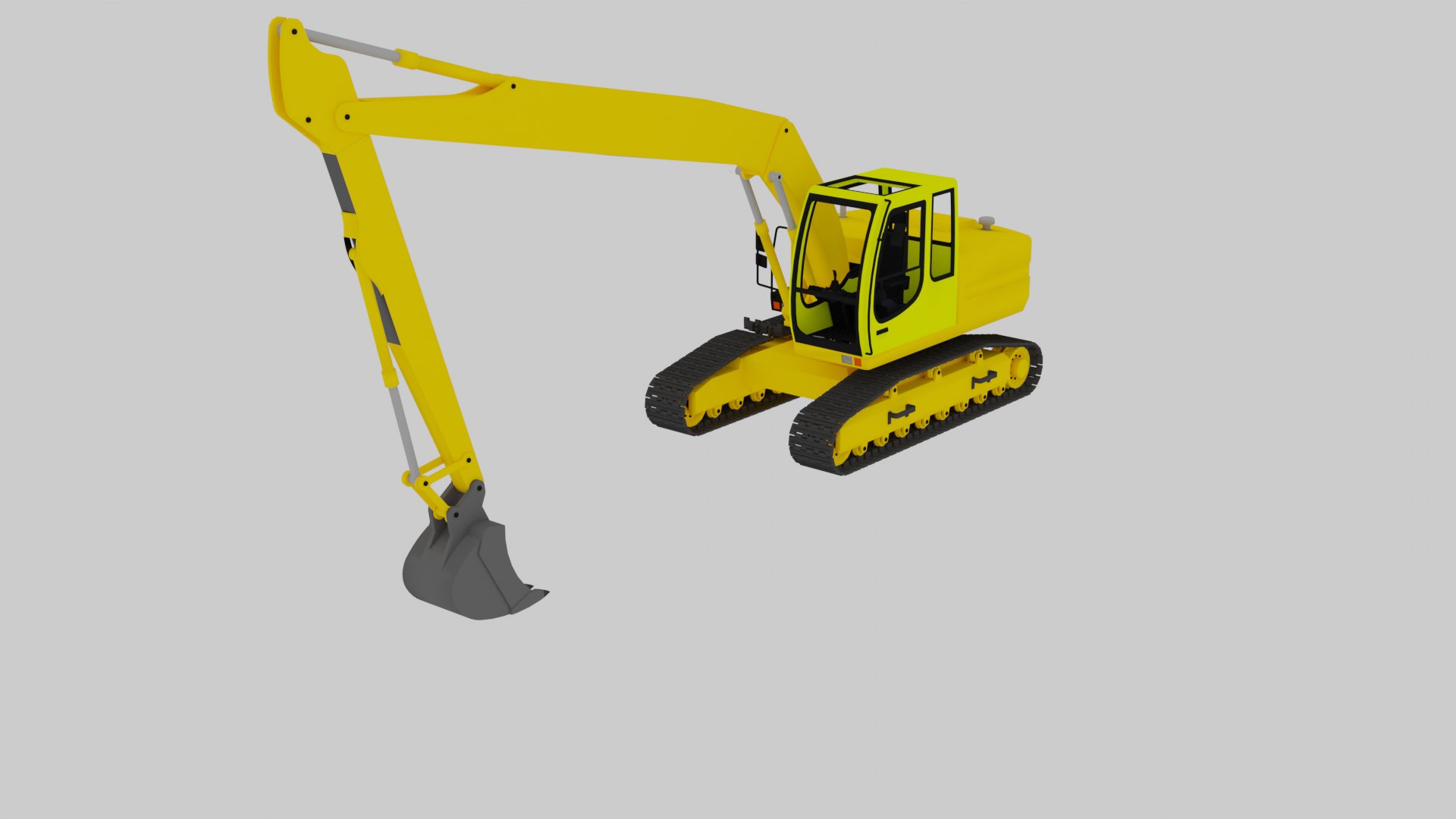 3D Construction Excavator Backacter - TurboSquid 1863087