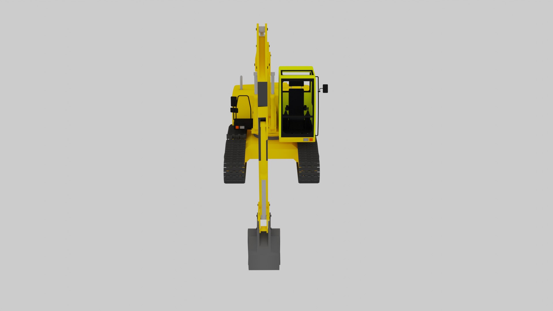 3D Construction Excavator Backacter - TurboSquid 1863087