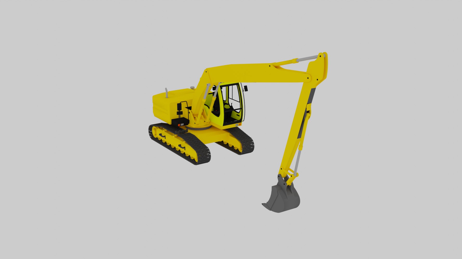 3D Construction Excavator Backacter - TurboSquid 1863087