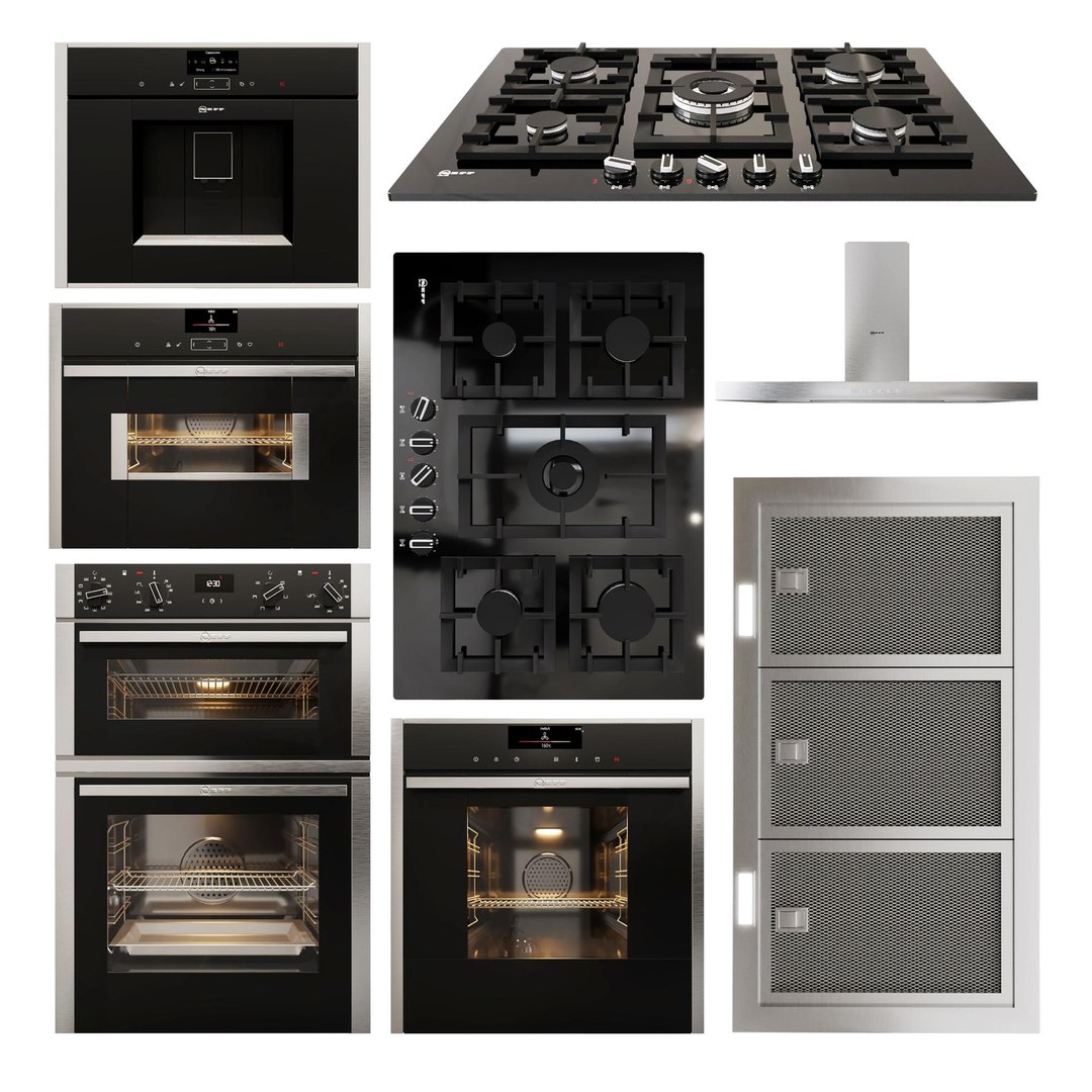 Modern Integrated Oven Stove Model model - TurboSquid 2056447