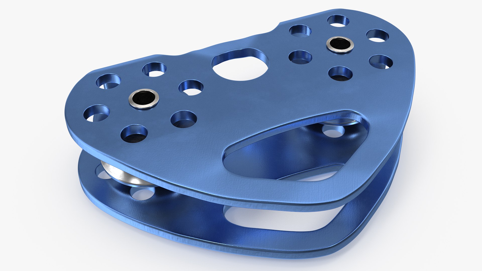 Twin Pulley Trolley Blue 3D Model - TurboSquid 1958433