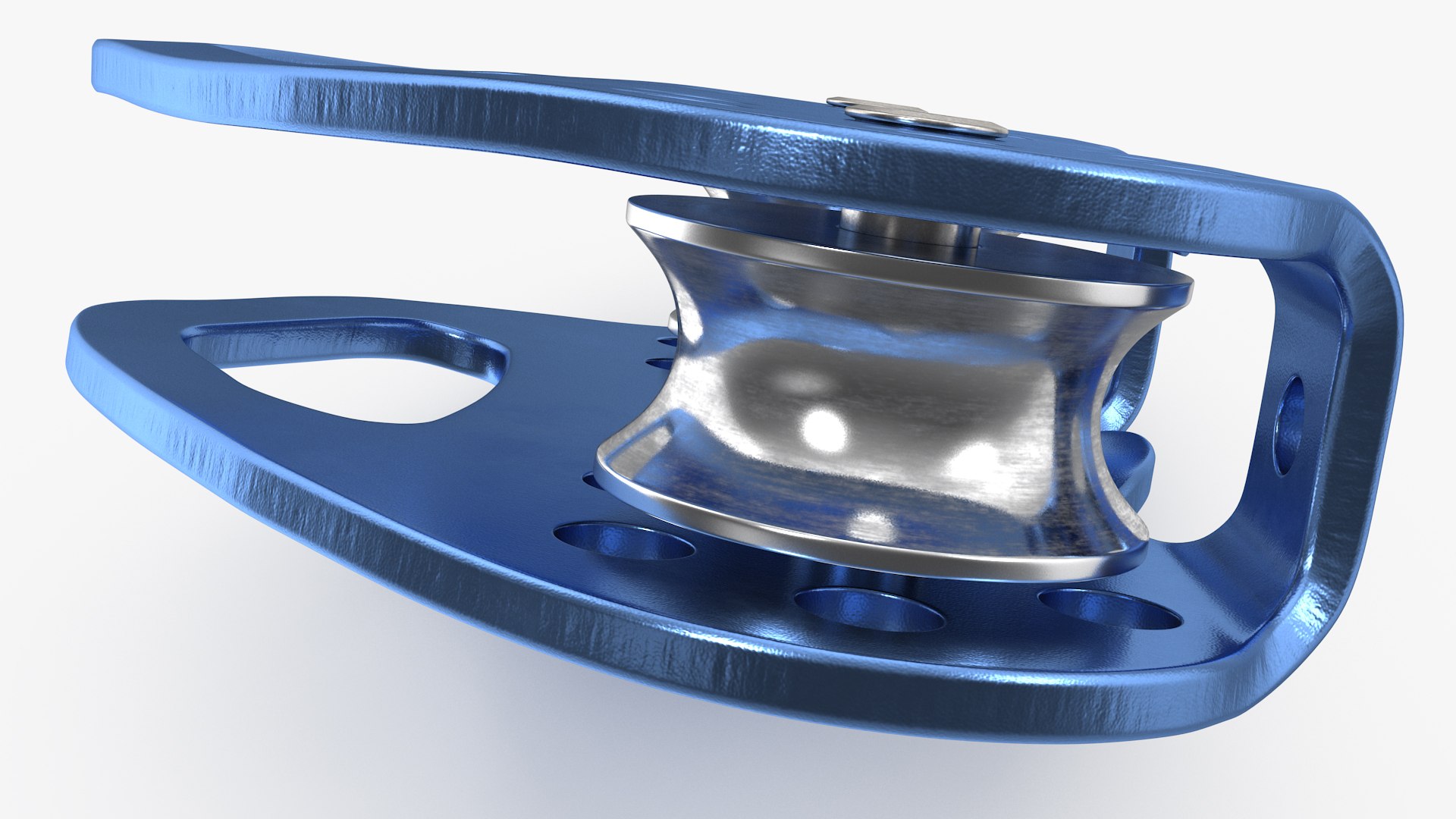 Twin Pulley Trolley Blue 3D Model - TurboSquid 1958433