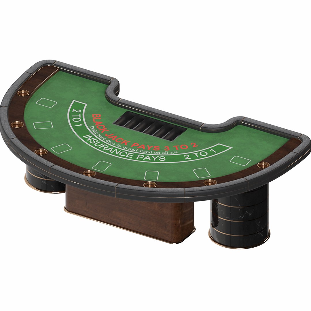 3D Casino BlackJack Table - TurboSquid 2087594