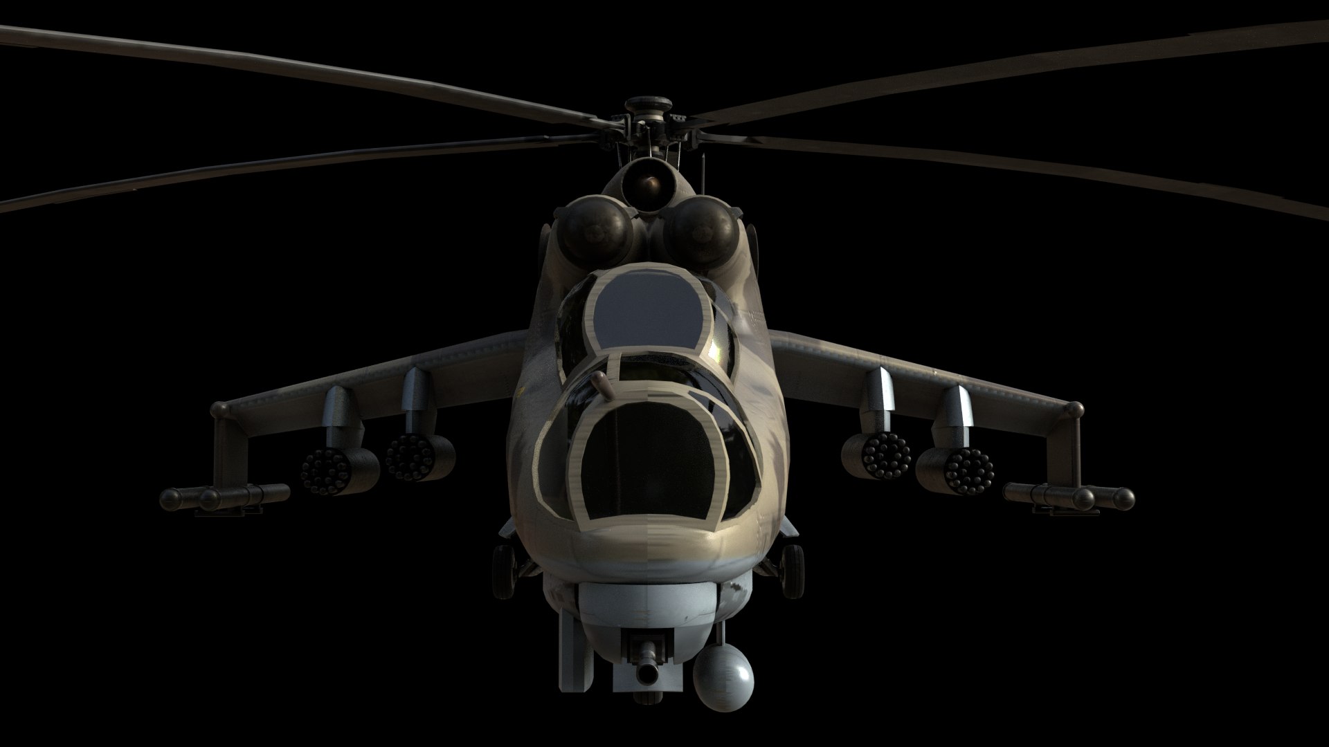 3D model mi-24 hind attack helicopter - TurboSquid 1534963