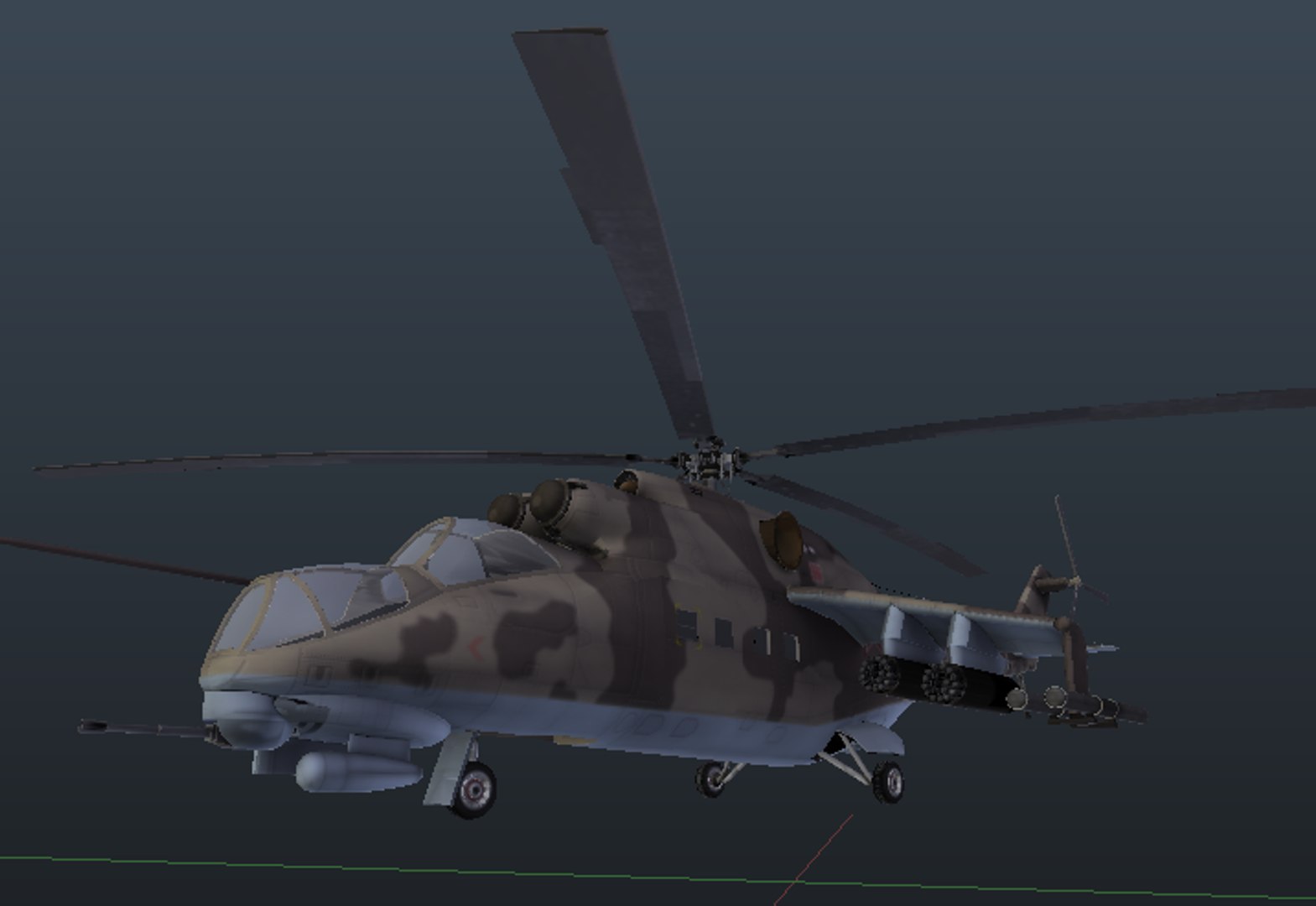 3D model mi-24 hind attack helicopter - TurboSquid 1534963