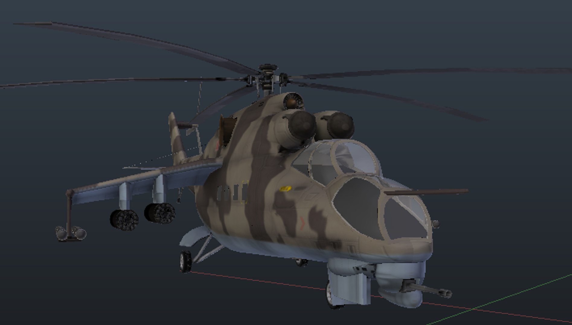 3D model mi-24 hind attack helicopter - TurboSquid 1534963