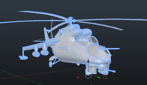 3D model mi-24 hind attack helicopter - TurboSquid 1534963