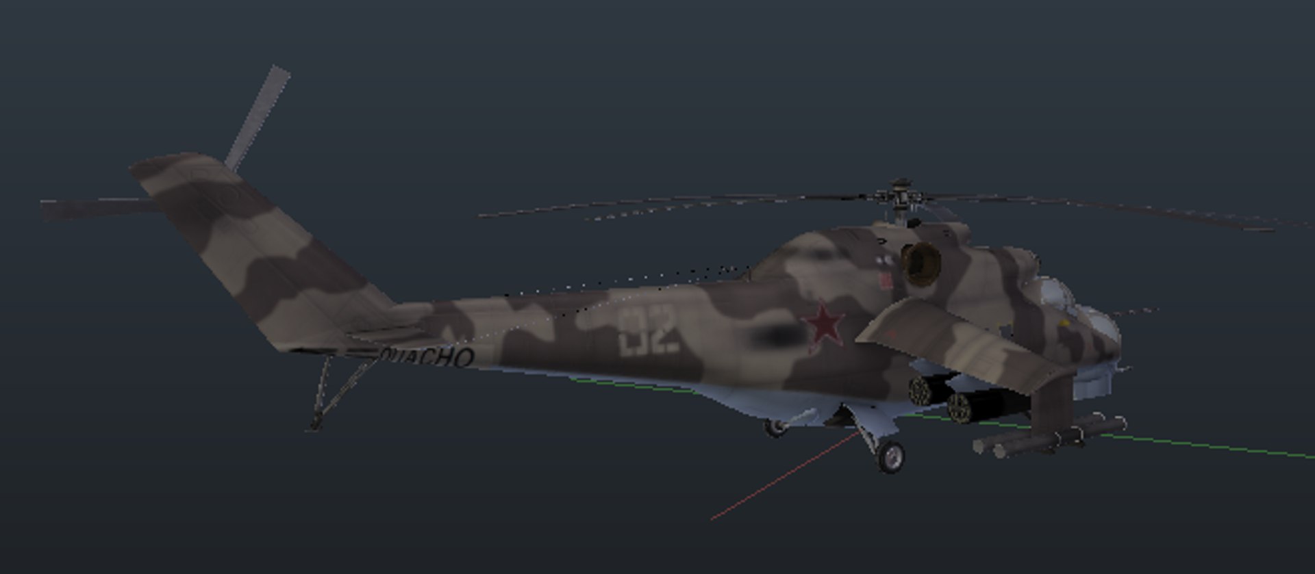 3D model mi-24 hind attack helicopter - TurboSquid 1534963